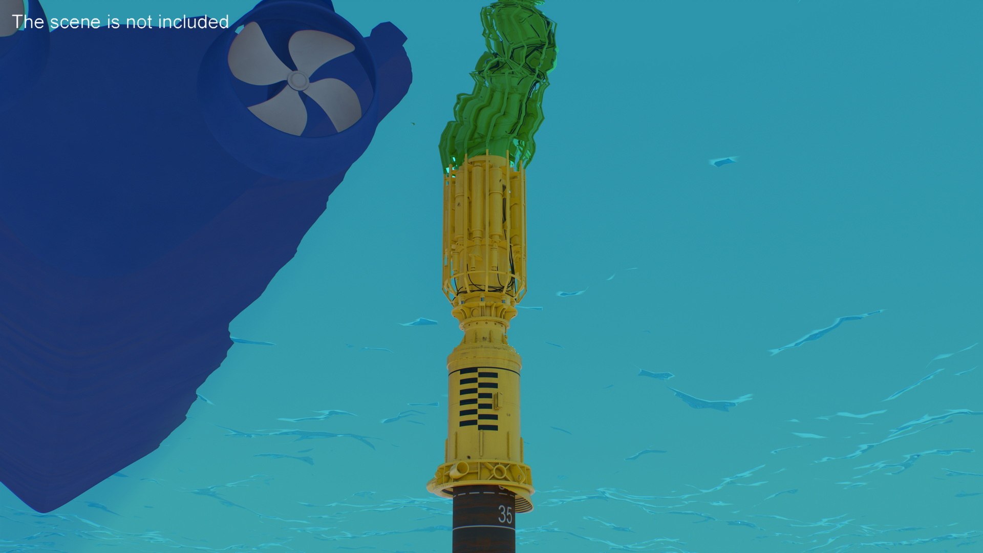 3D Model Subsea Pile Driving System - TurboSquid 2330211