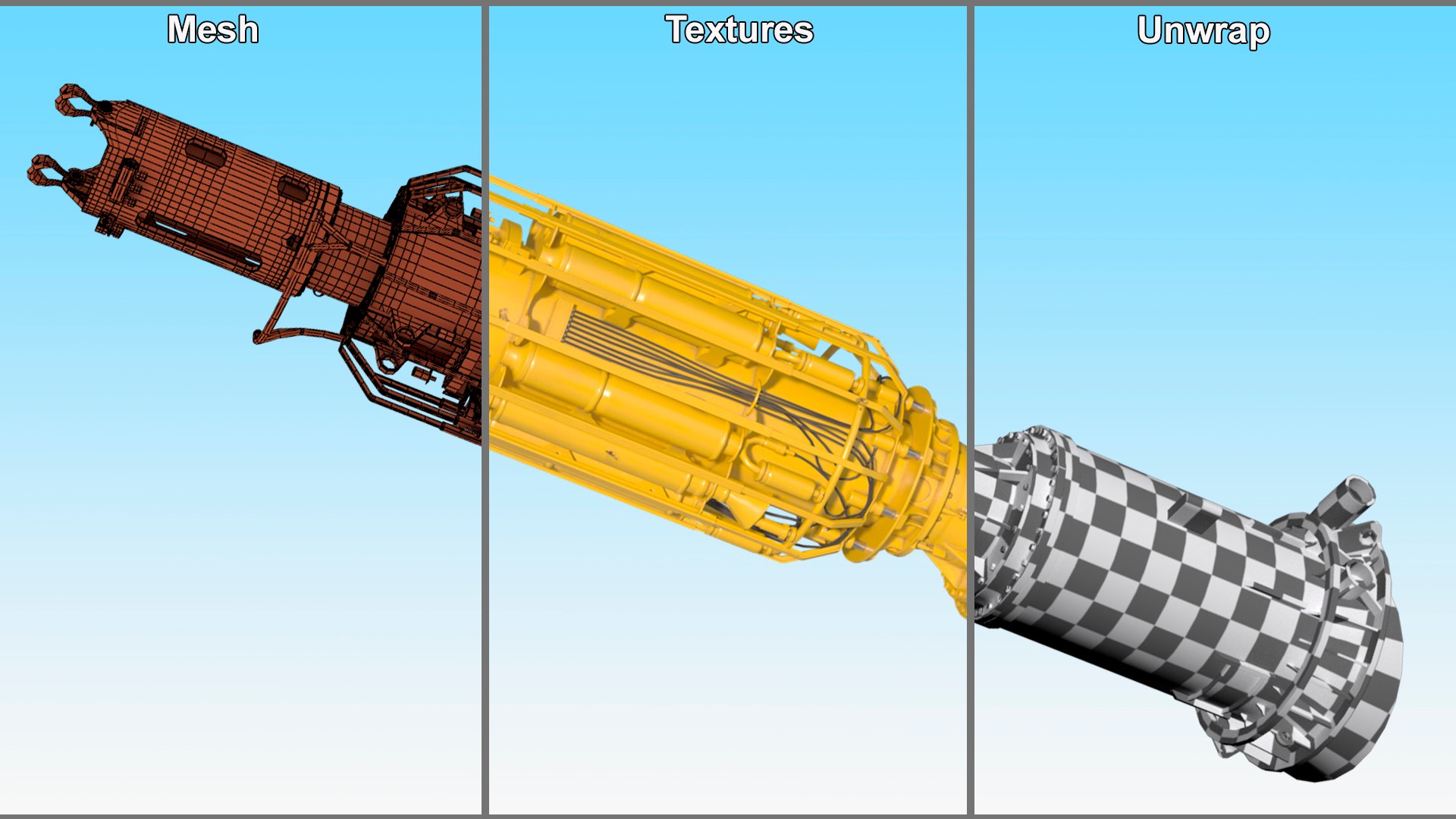 3D Model Subsea Pile Driving System - TurboSquid 2330211