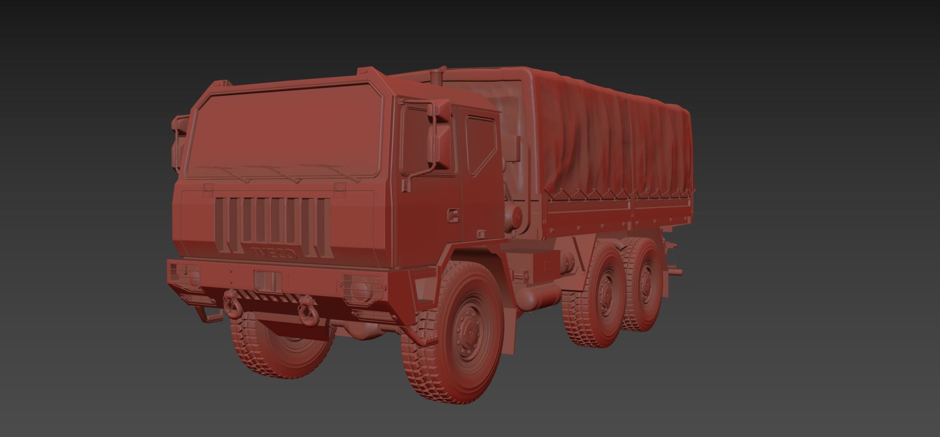 3D Military Truck Iveco 250M - TurboSquid 2256496