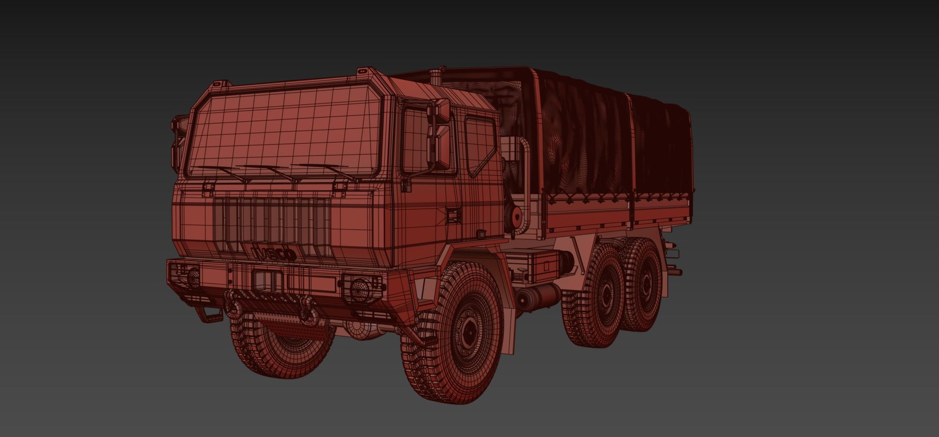 3D Military Truck Iveco 250M - TurboSquid 2256496