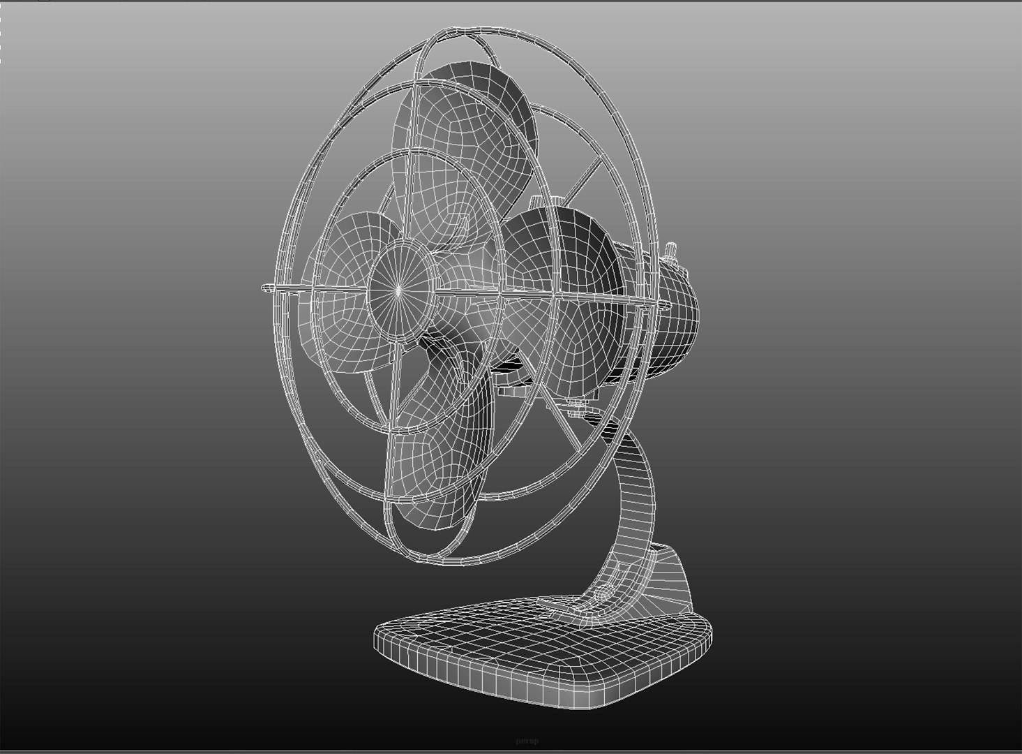 Vintage Desk Fan Model - TurboSquid 1718752