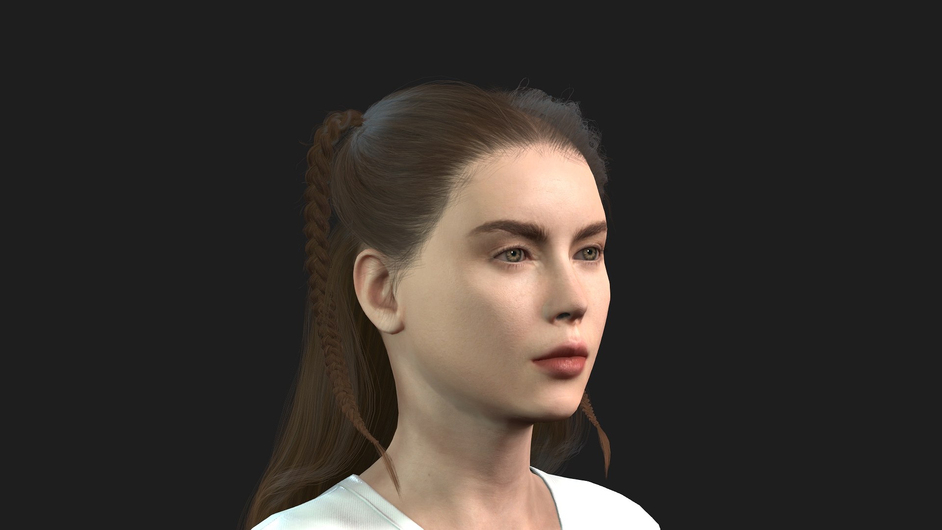3D Model Beautiful 3D Girl Character Fully Rigged And Game Ready ...