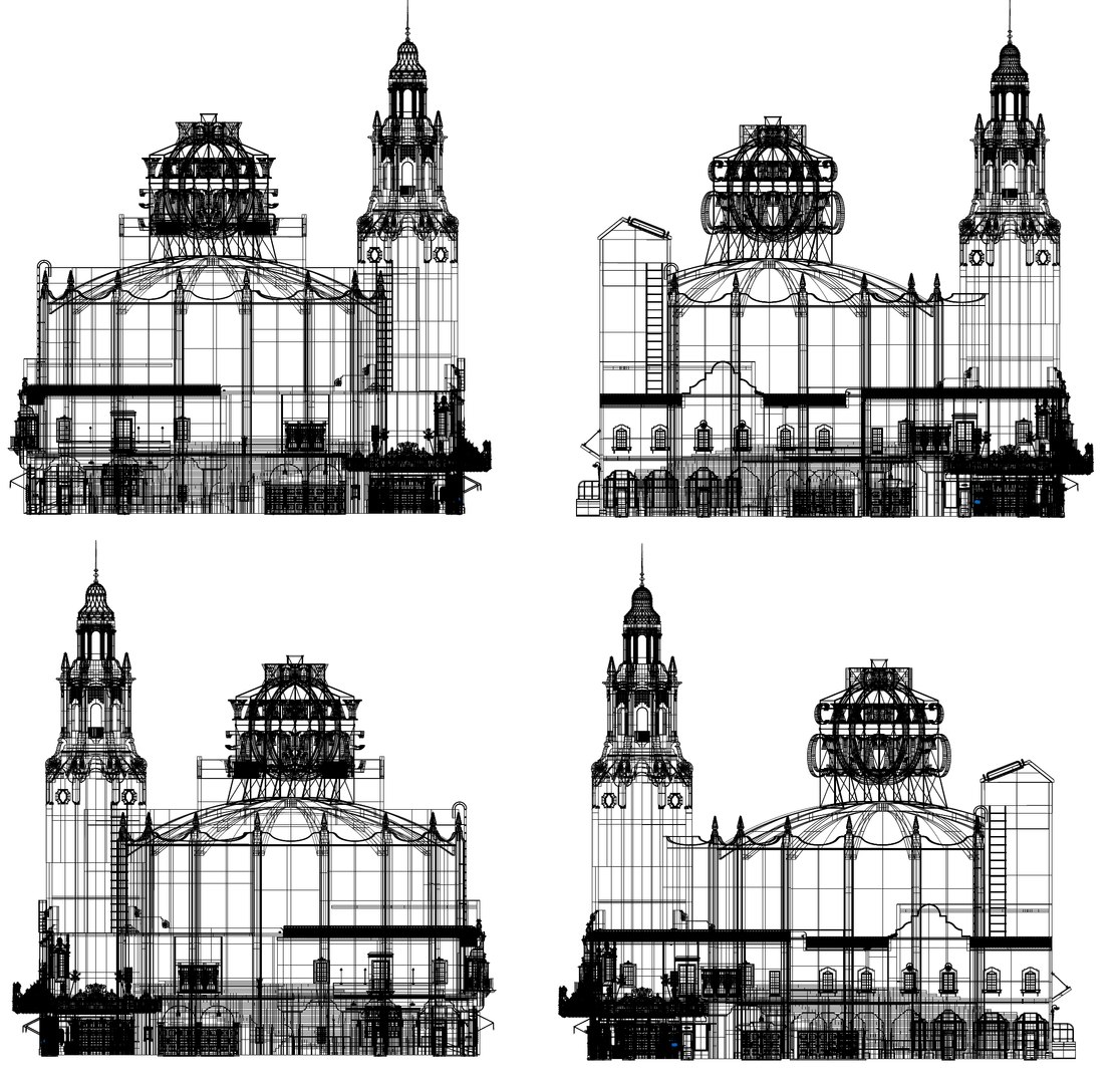 3D Carthay Circle Theatre Los Angeles California USA 1926 - TurboSquid ...