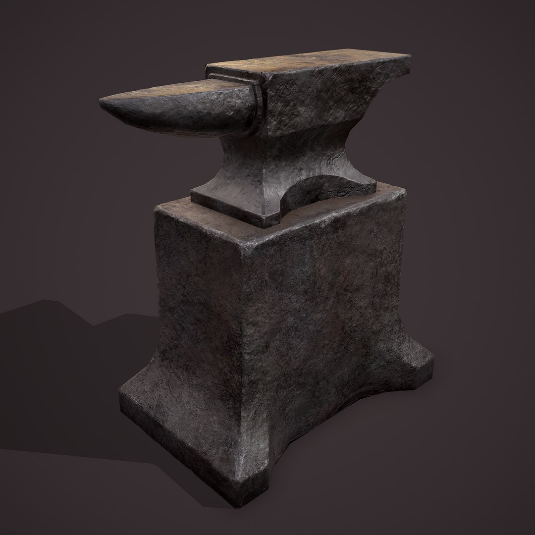 3D Model Large Blacksmith Anvil - TurboSquid 1734612