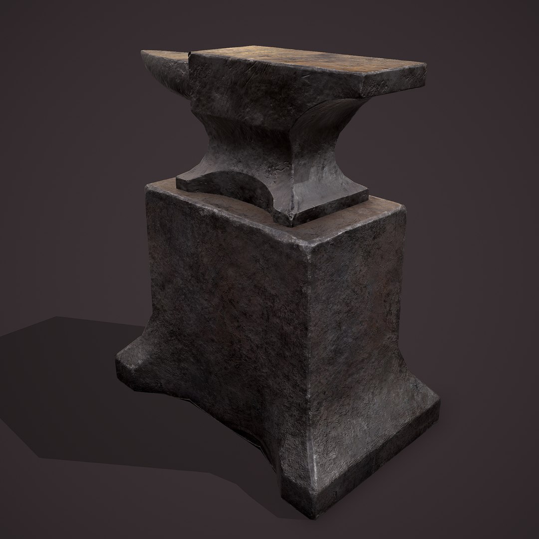 3D Model Large Blacksmith Anvil - TurboSquid 1734612