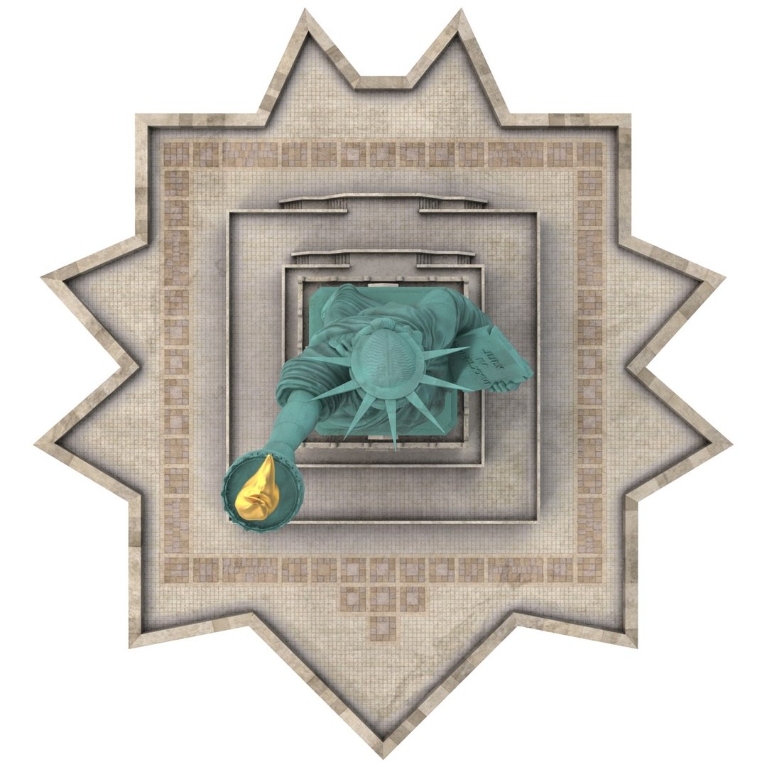 3d model of world landmark