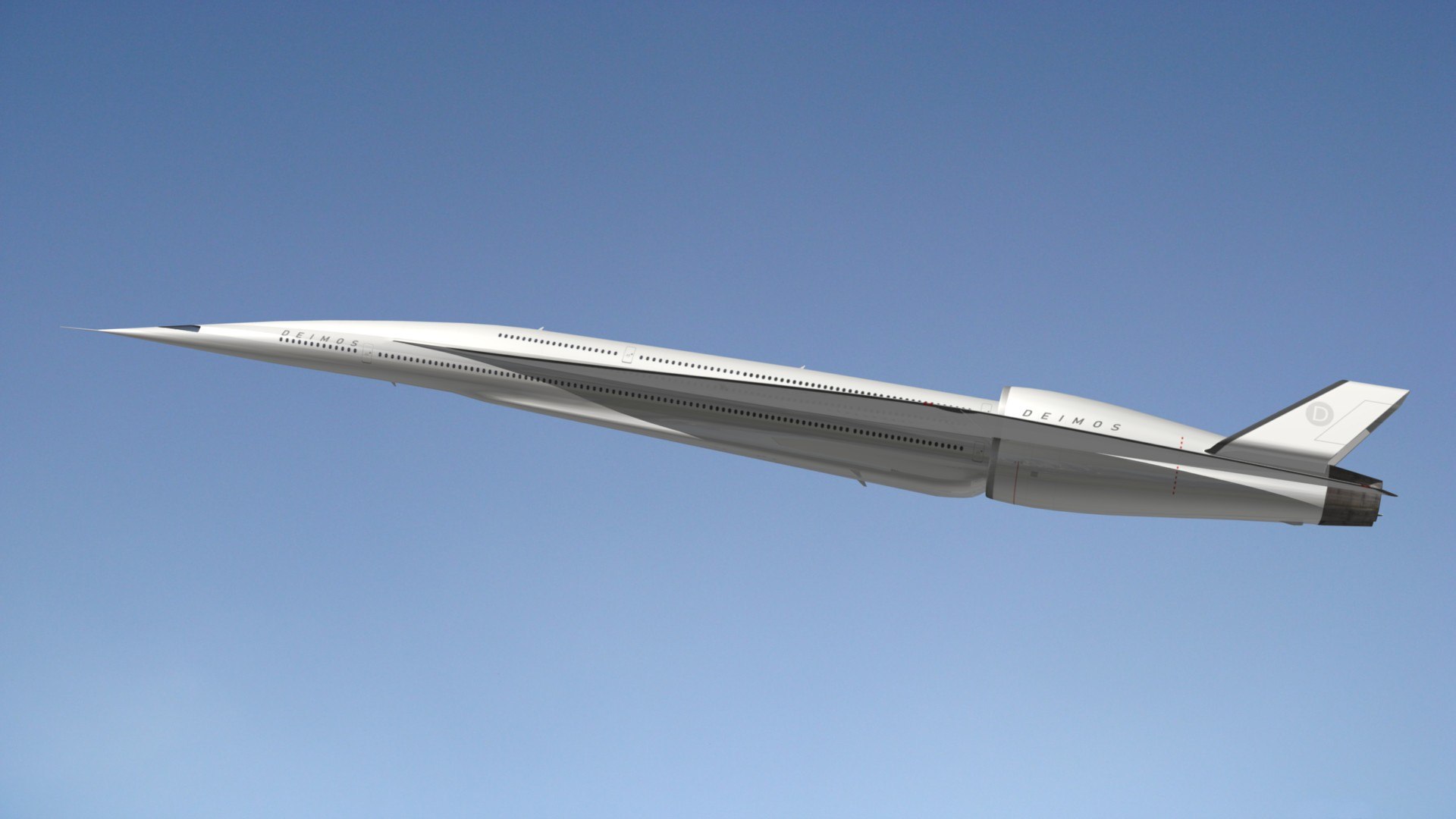 3D model super sonic airliner - TurboSquid 1708567