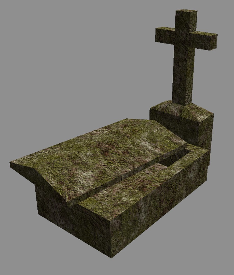 3D cemetery set - TurboSquid 1254659