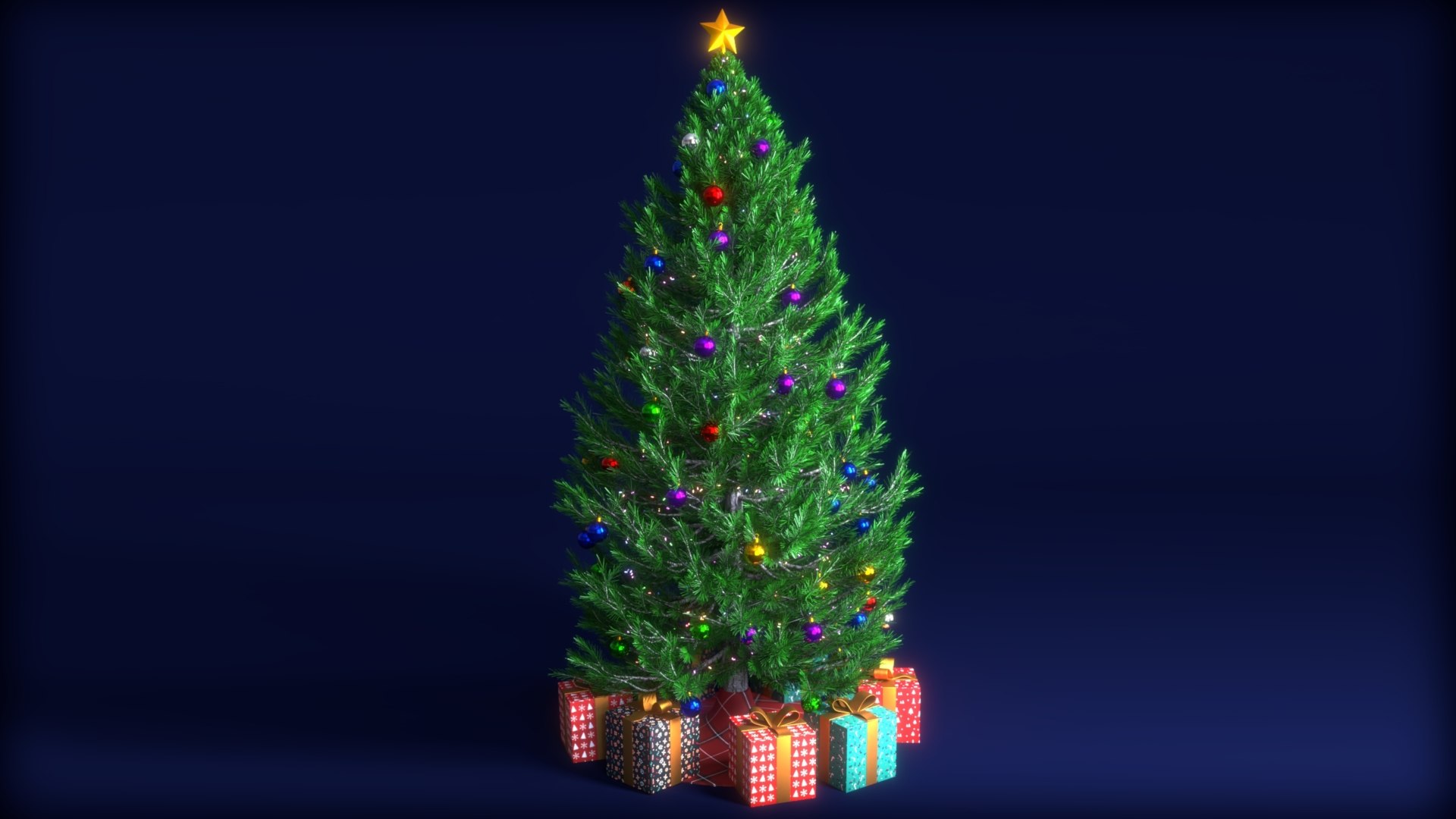 Christmas Tree Model - TurboSquid 1821077