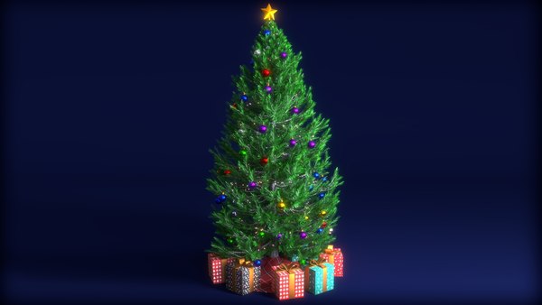 Customizable Christmas Lights - Geometry Nodes Blender 3D model ...