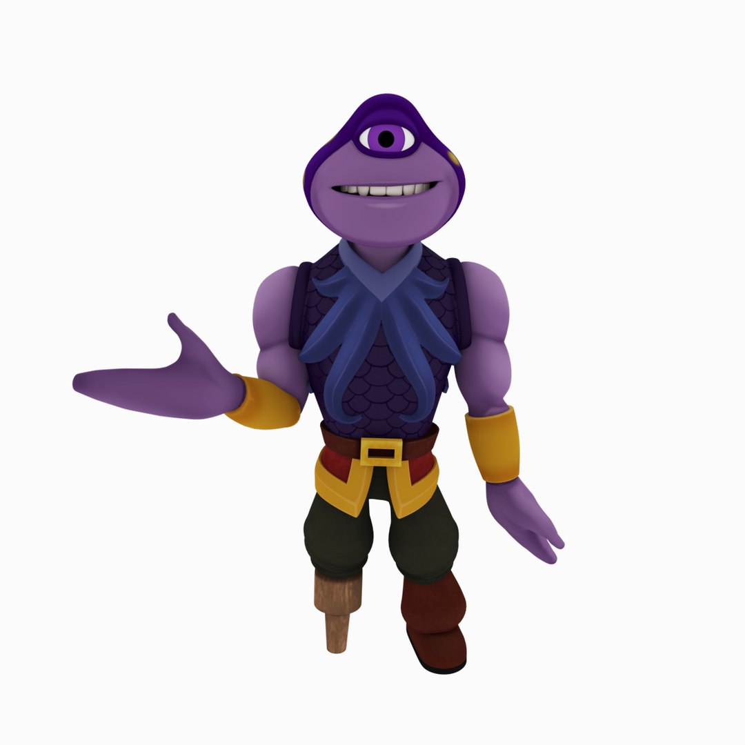 Funky character charlie rig model - TurboSquid 1634054