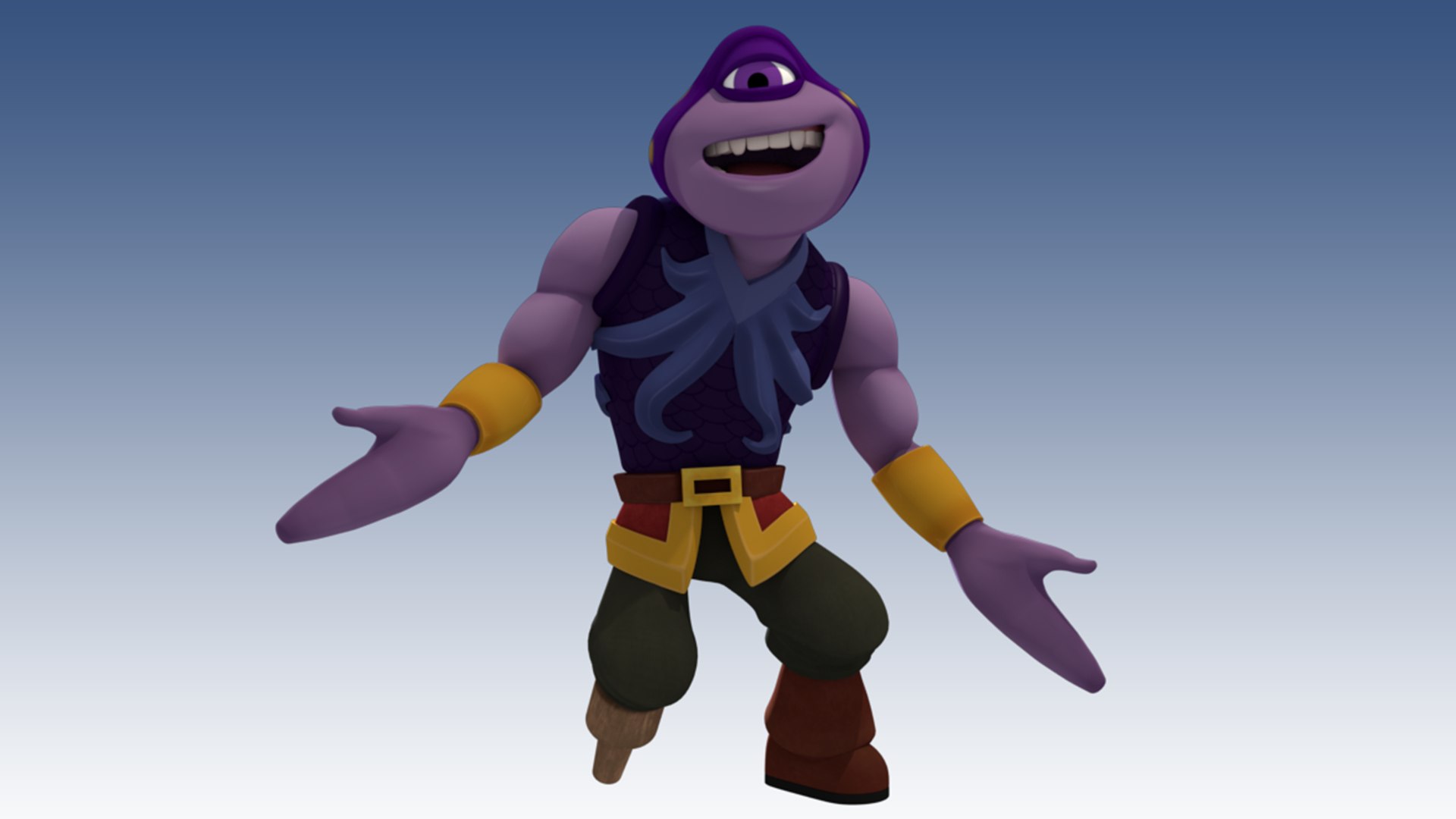 Funky Character Charlie Rig Model - TurboSquid 1634054