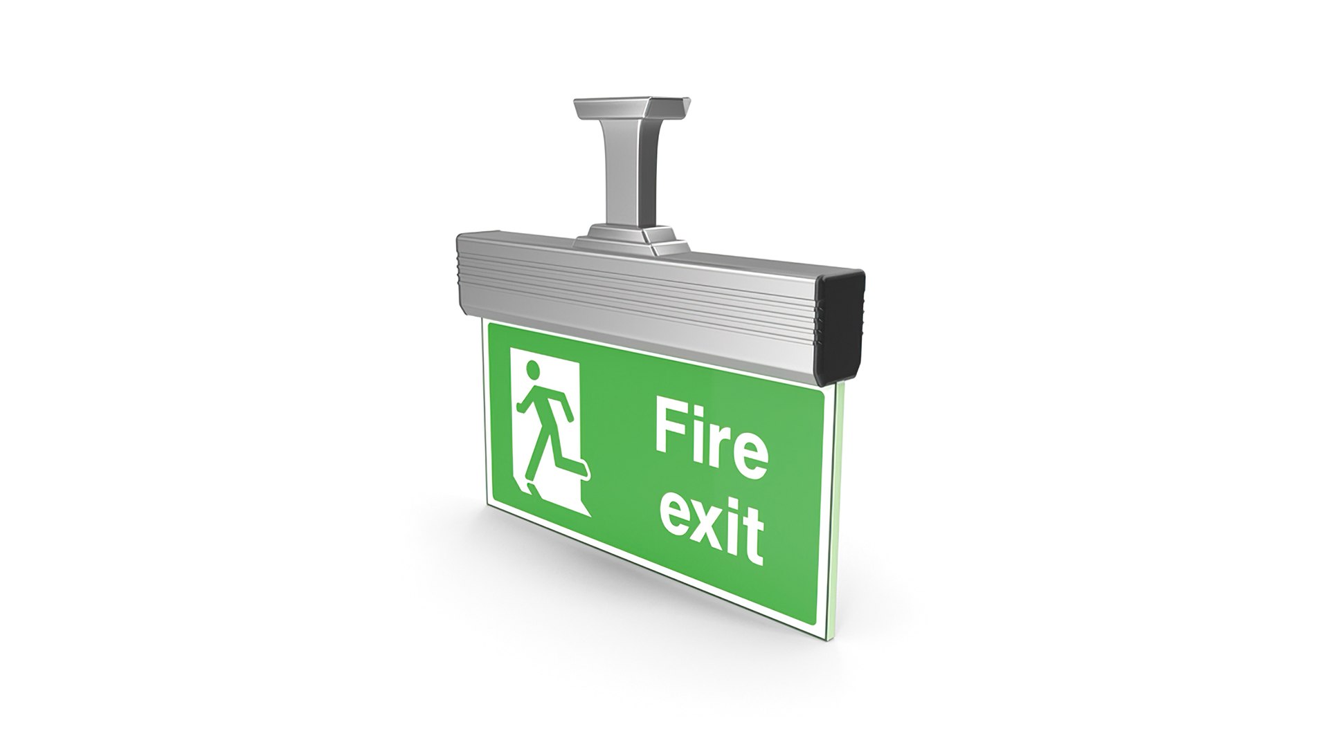 3D Emergency Exit Light Model - TurboSquid 2138298