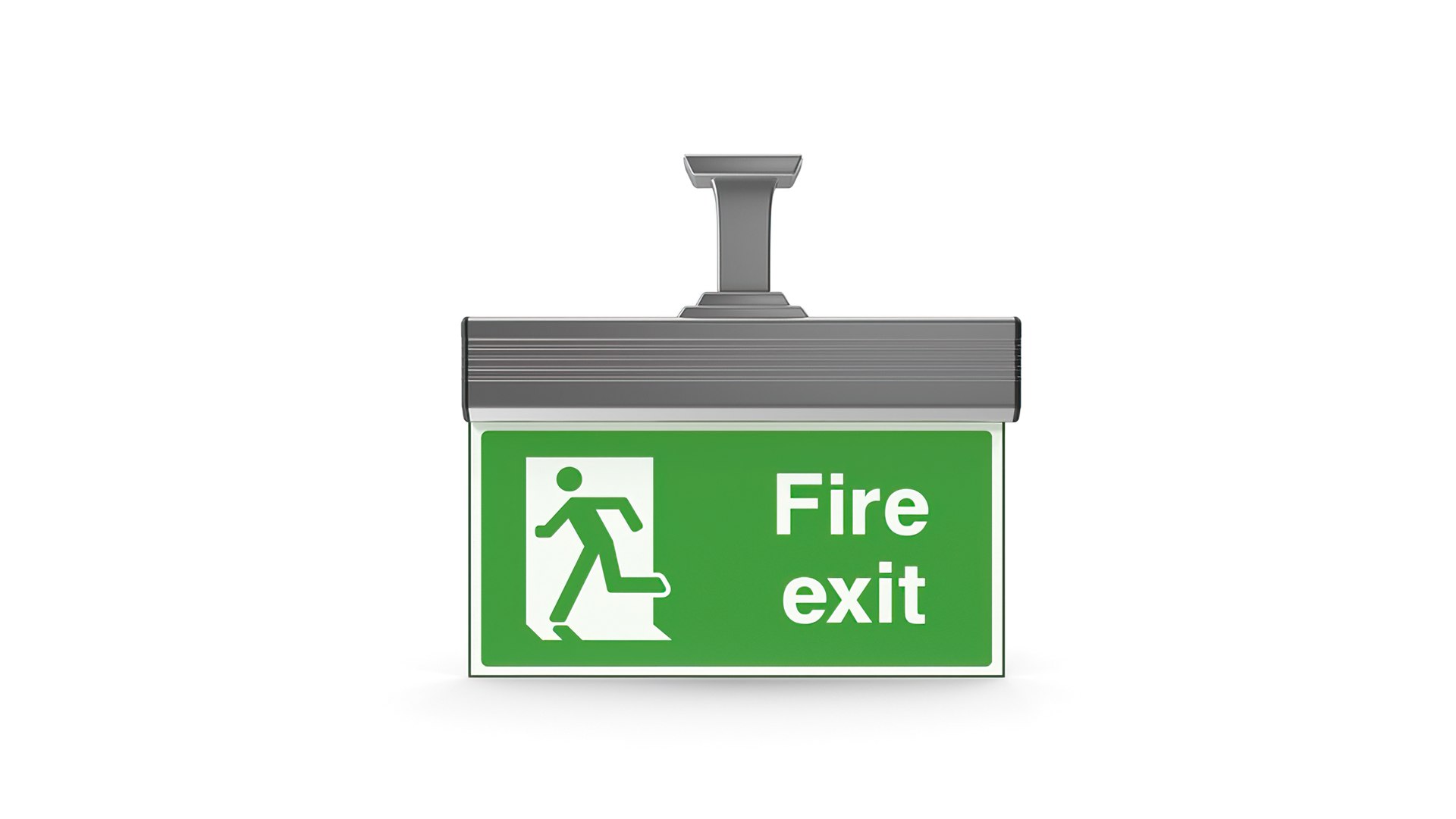 3D Emergency Exit Light Model - TurboSquid 2138298