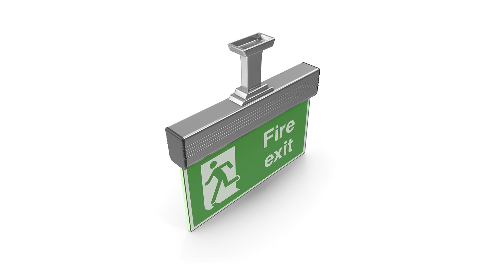 3D Emergency Exit Light Model - TurboSquid 2138298