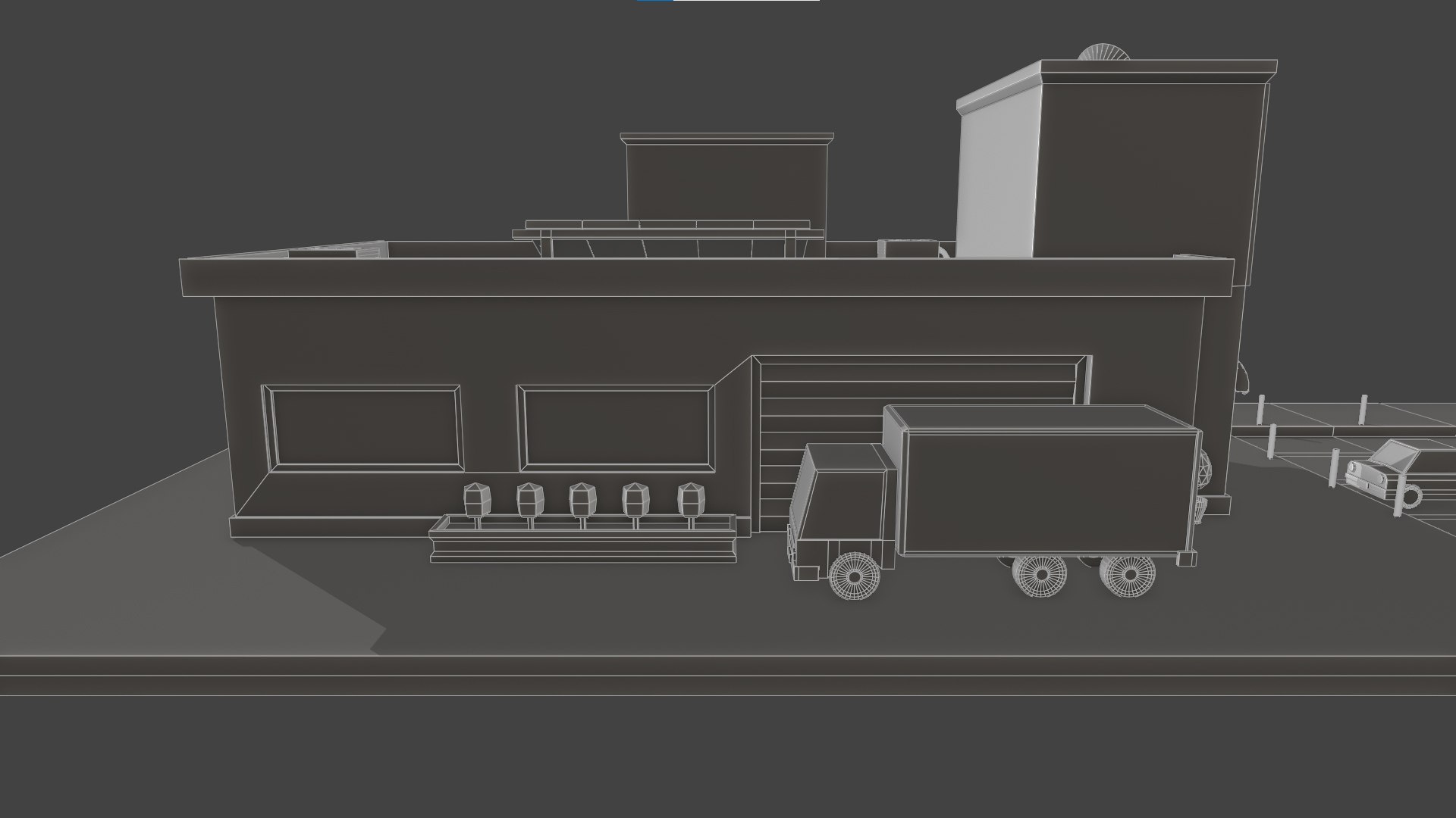 Low Poly Super Market 3D Model - TurboSquid 2312312