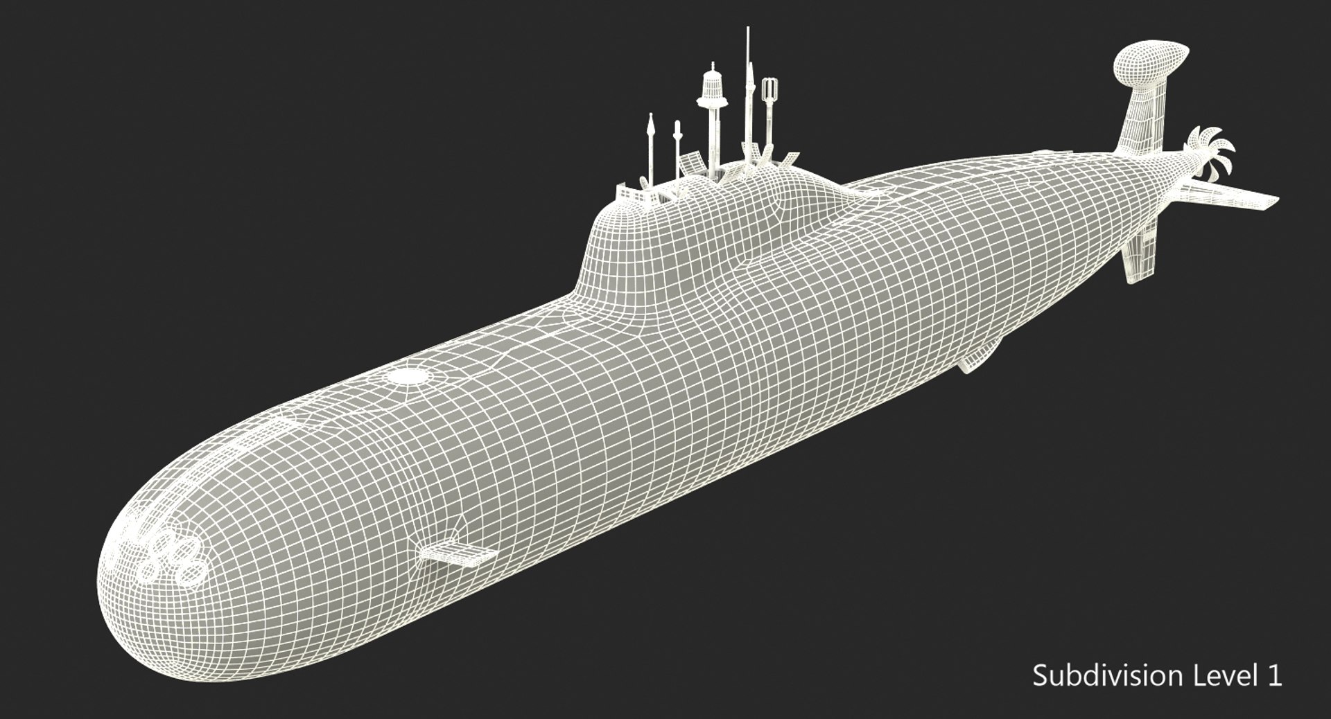 Nuclear Powered Attack Submarine Model - TurboSquid 1158203