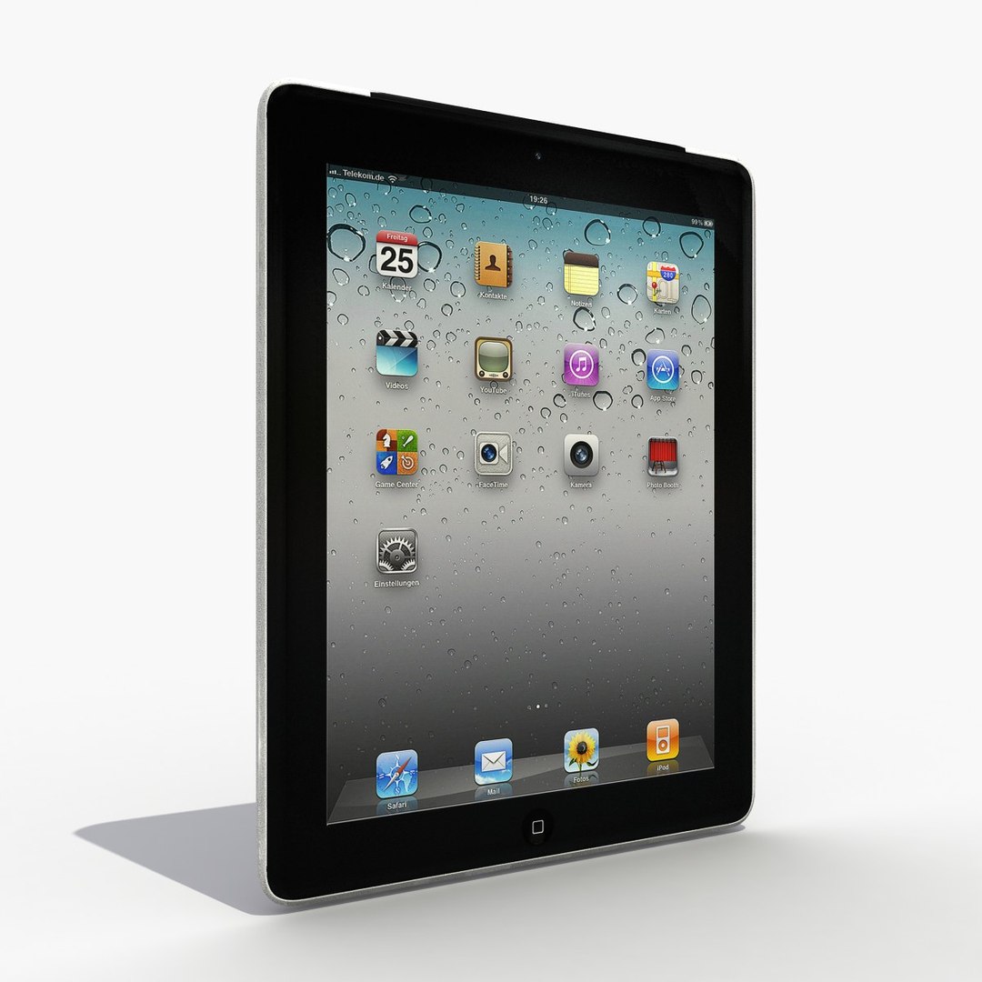 3d Ipad Modeled Model