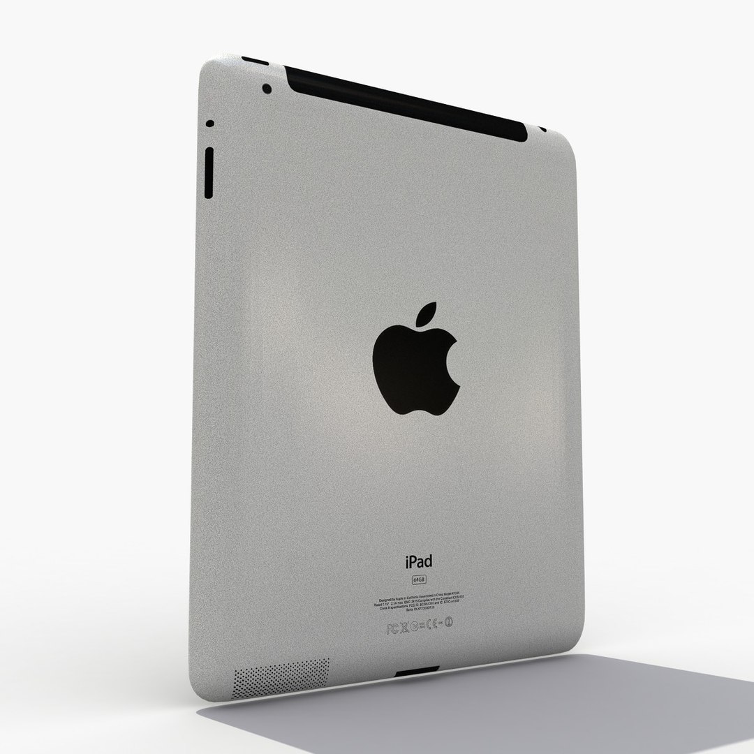 3d Ipad Modeled Model
