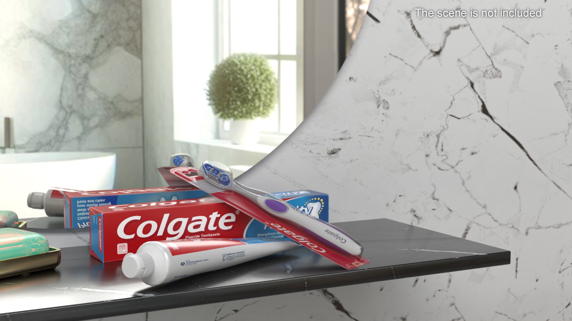 Colgate Toothcare Set 3D Model - TurboSquid 2343141