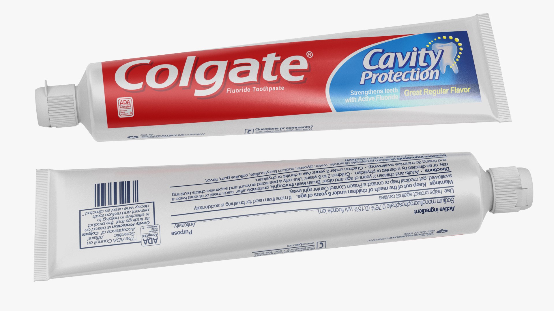 Colgate Toothcare Set 3D Model - TurboSquid 2343141