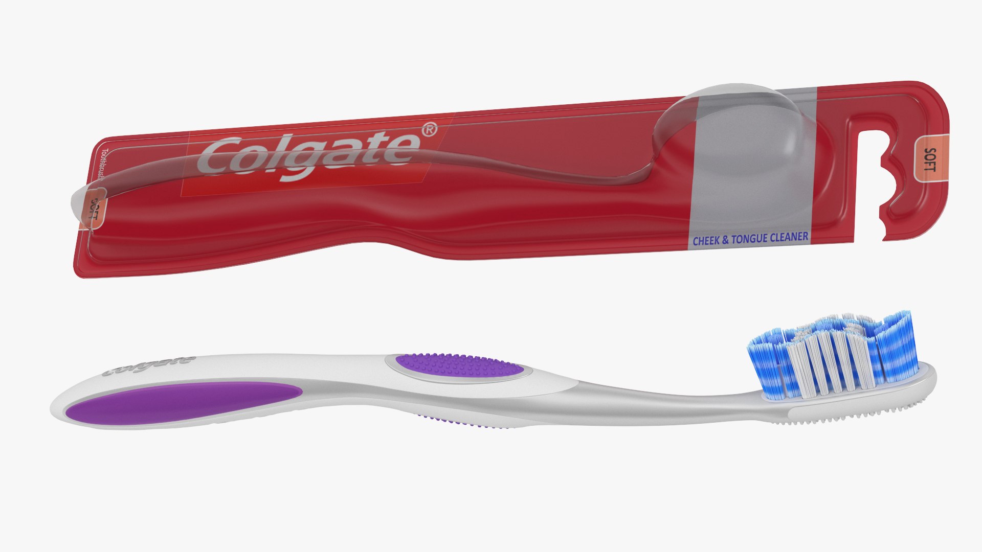 Colgate Toothcare Set 3D Model - TurboSquid 2343141