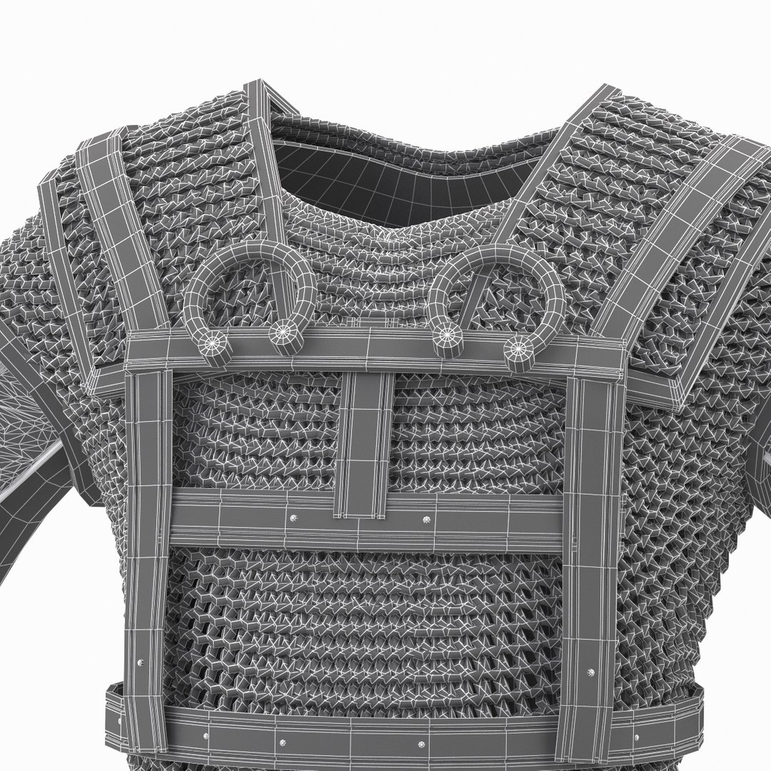 3D chain mail v2 - TurboSquid 1156332