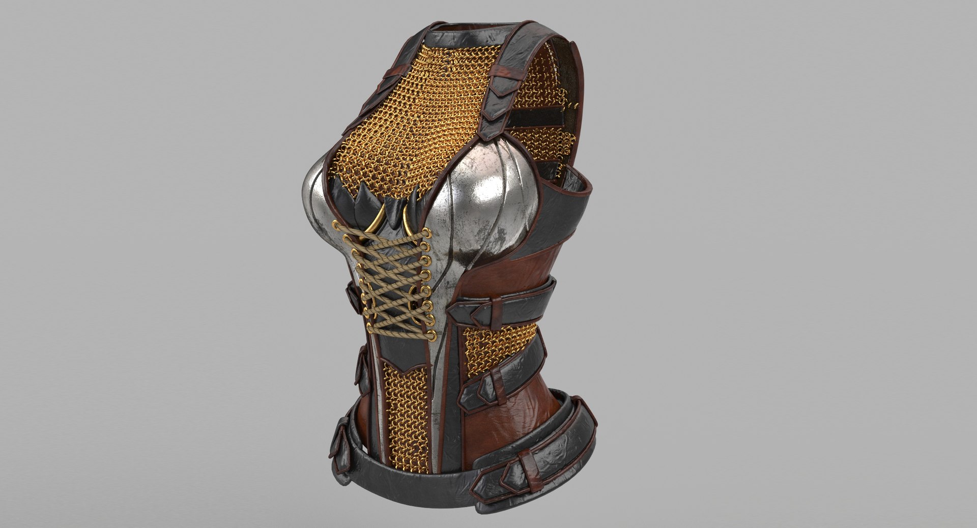 3D chain mail v2 - TurboSquid 1156332