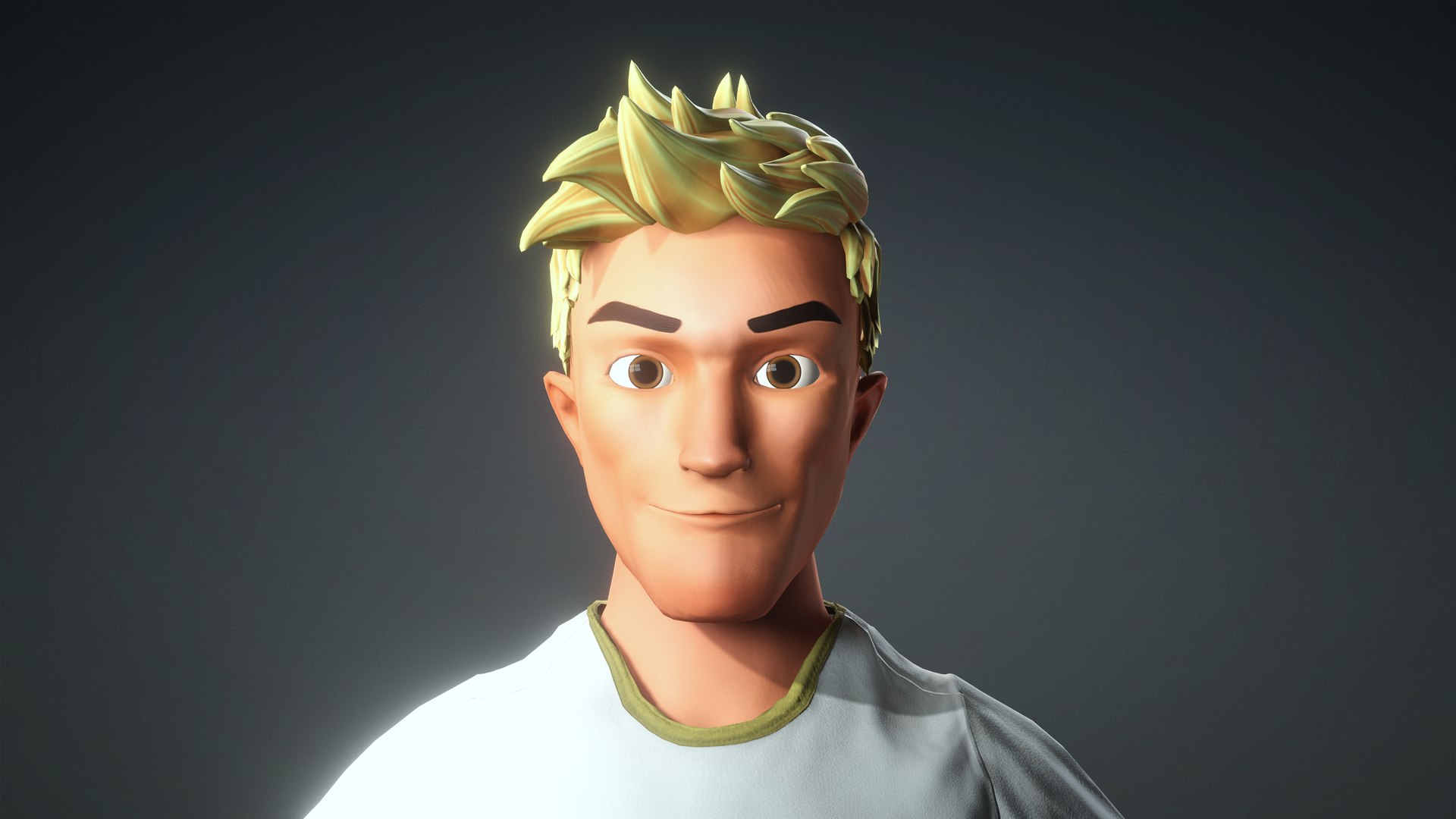 Cartoon Character Rigged 3D Model - TurboSquid 2288923