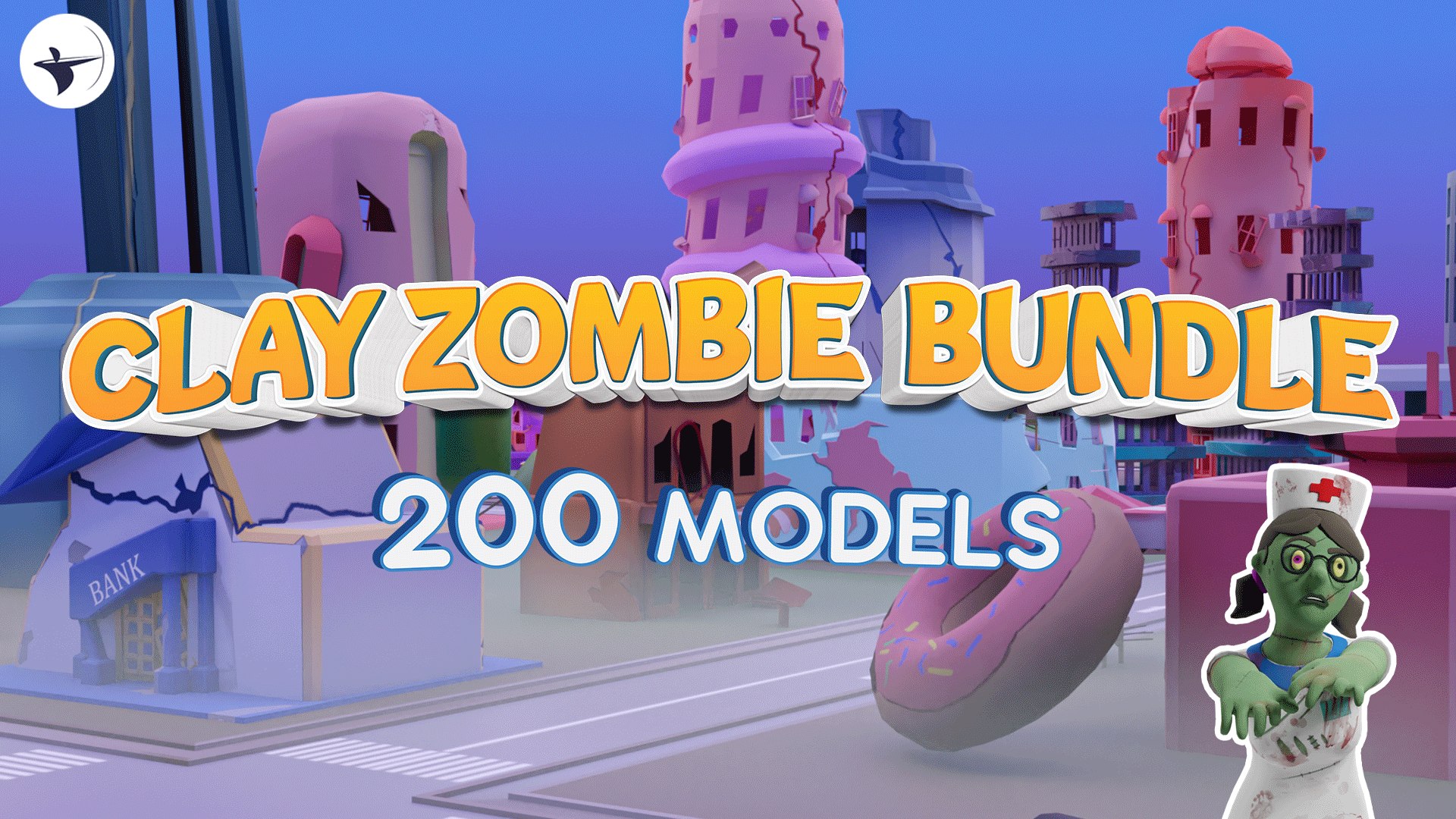 3D Zombie Apocalypse Full Pack - TurboSquid 2003900