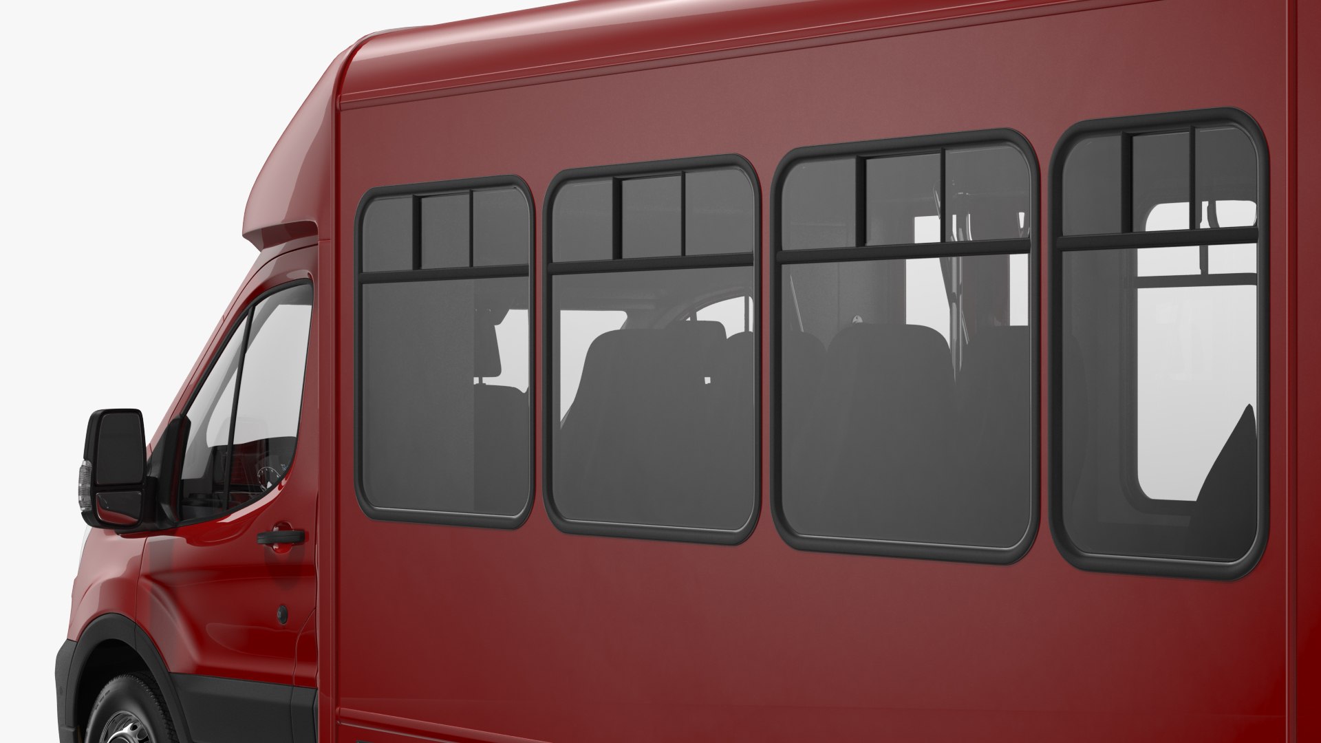 Passenger Shuttle Bus Rigged For Cinema 4D 3D - TurboSquid 2052117