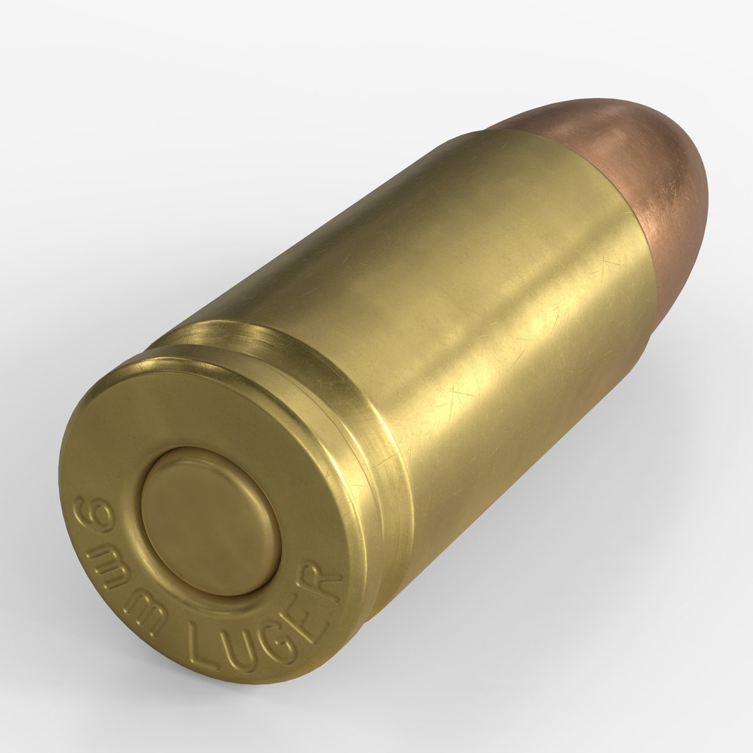 3D Model 9x19mm Parabellum 9mm - TurboSquid 1388437