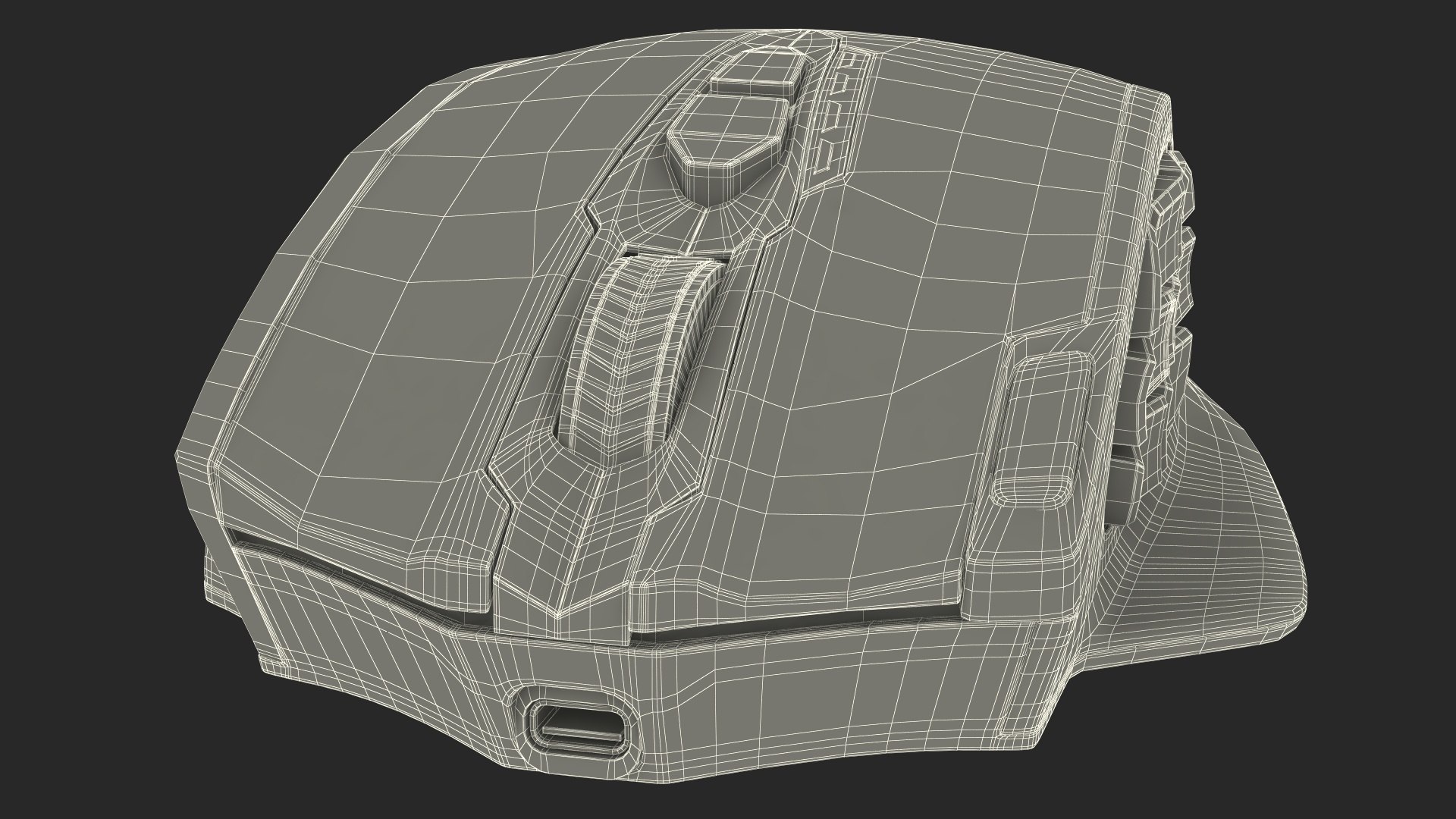 Reddragon IMPACT ELITE Wireless Gaming Mouse Red Model - TurboSquid 2099698