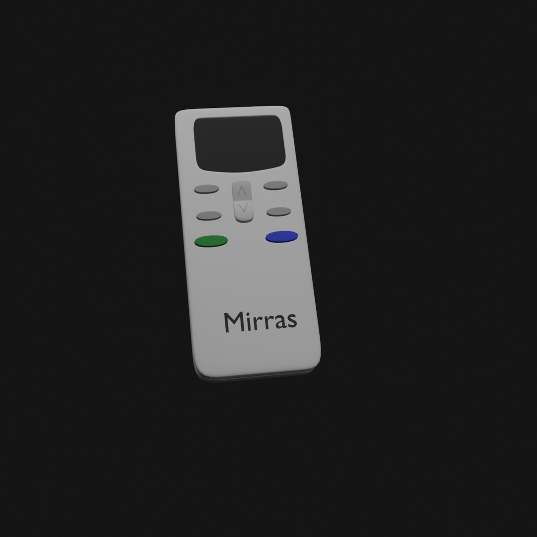 Air Conditioner Remote Control Model - TurboSquid 1851440