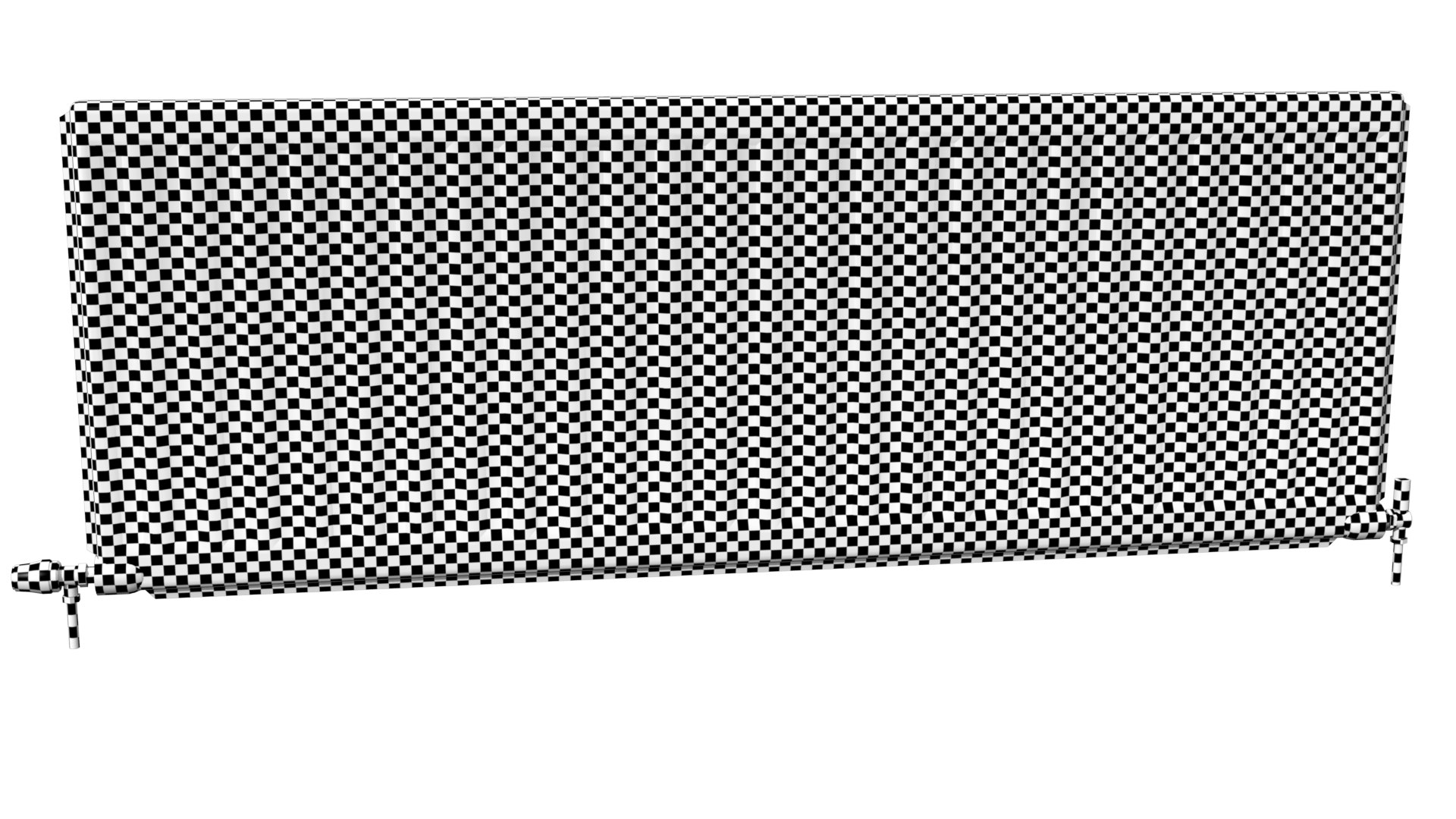 3d model single panel convector radiator