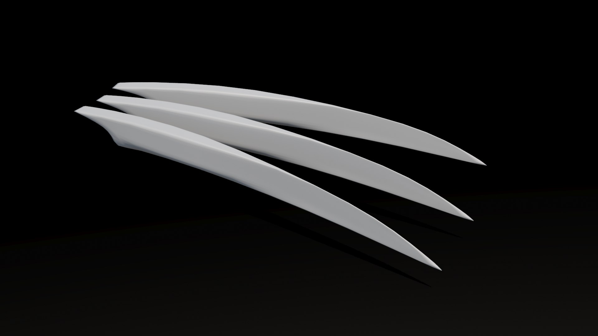 3d Model Wolverine Claws