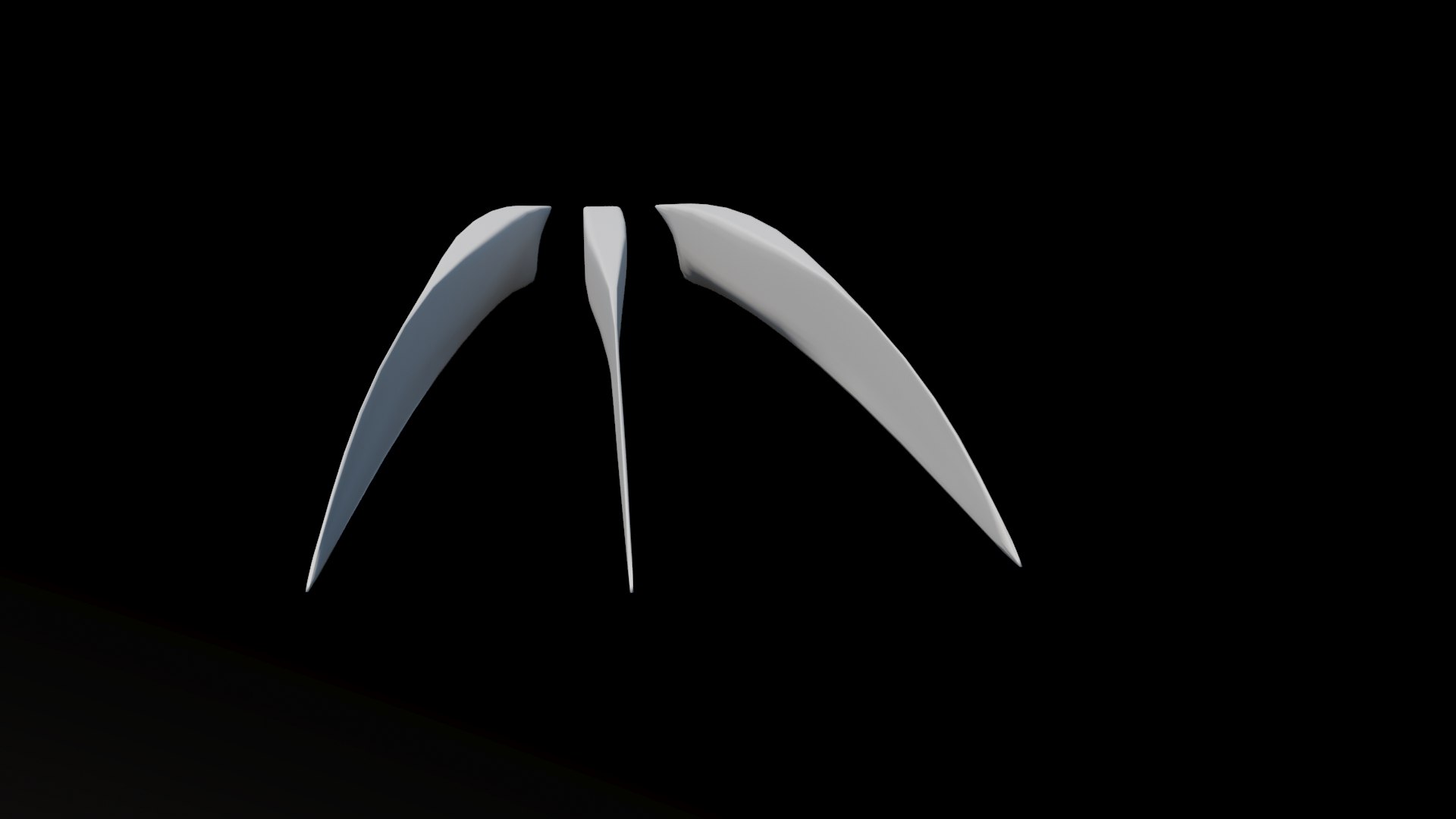 3d Model Wolverine Claws