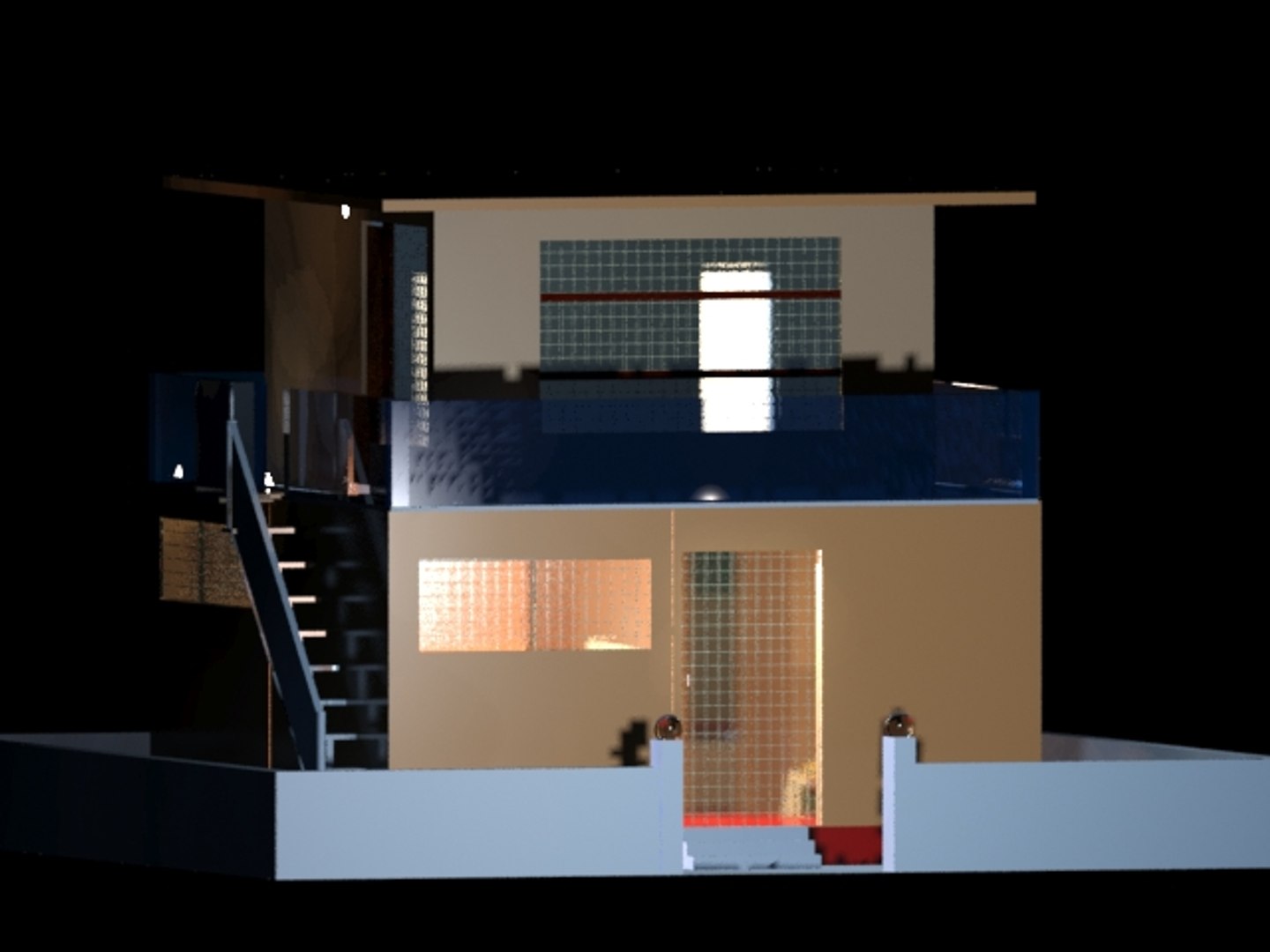 House Night 3D Model - TurboSquid 1362471