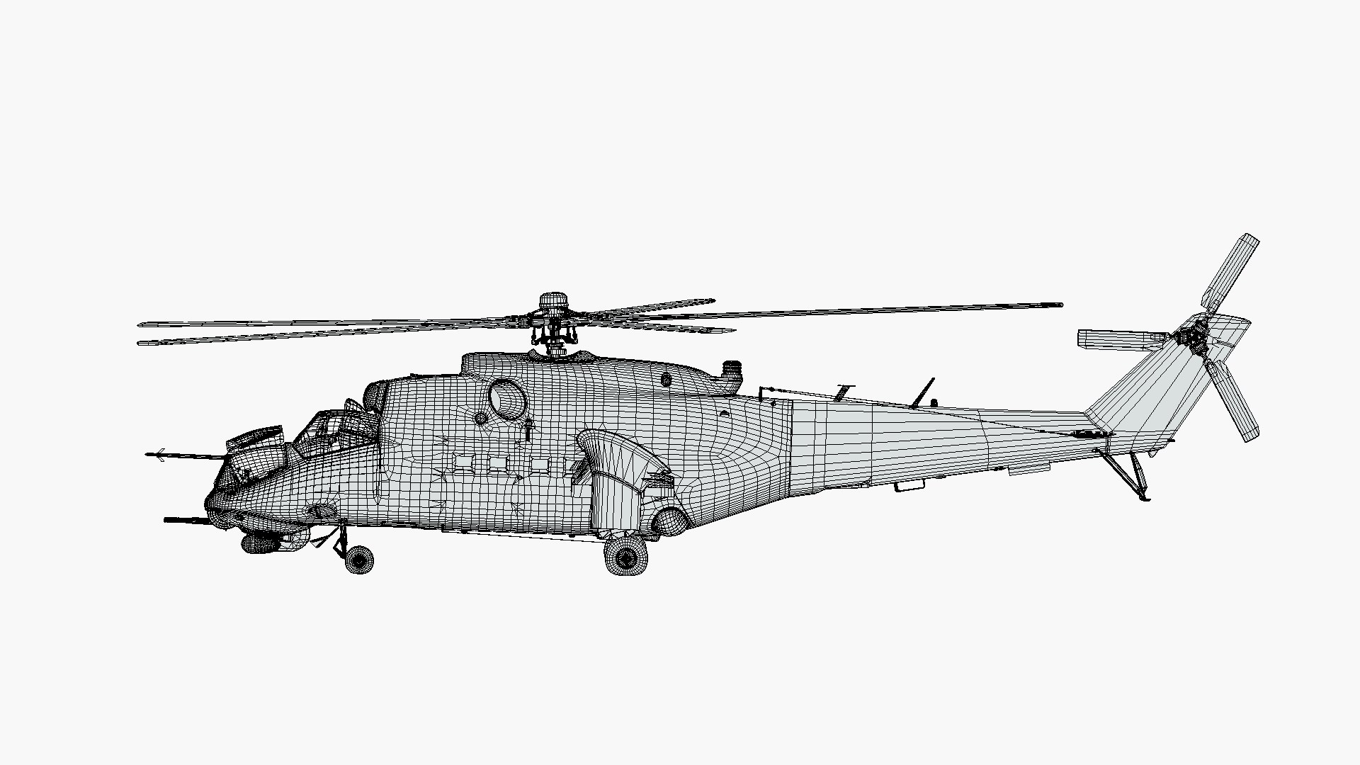 Mil MI-24D Hind Polish Air Force 3D Model - TurboSquid 2101043