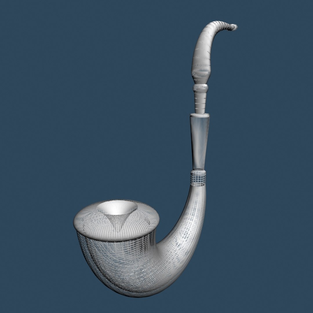 Calabash Smoking Pipe 3d Model