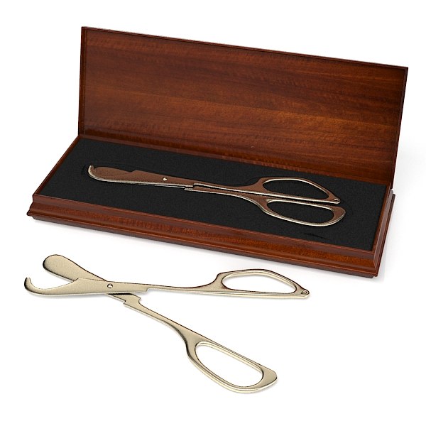 3d cigar scissors cutter model