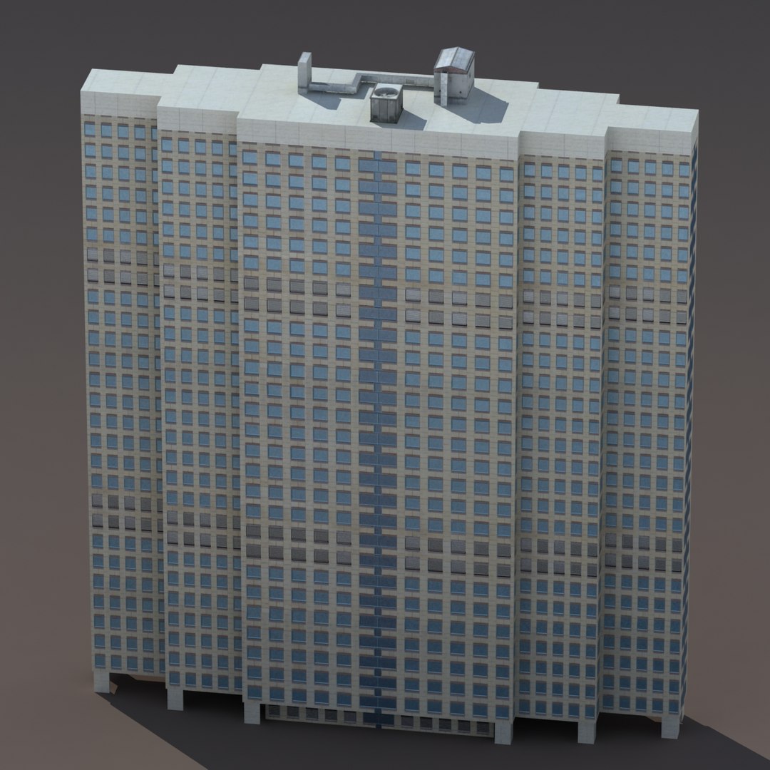 high-rise building 3d model