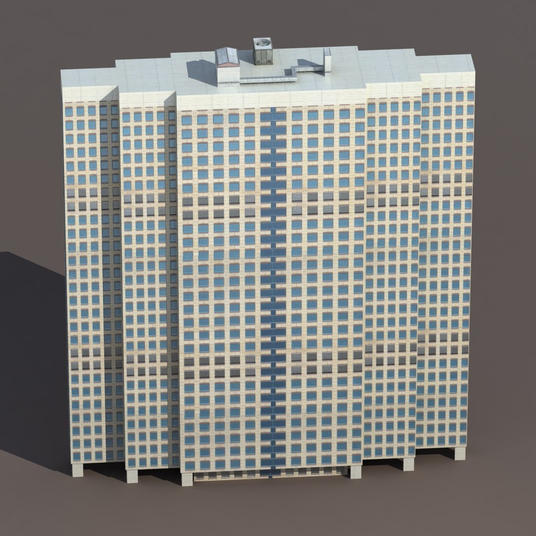 high-rise building 3d model