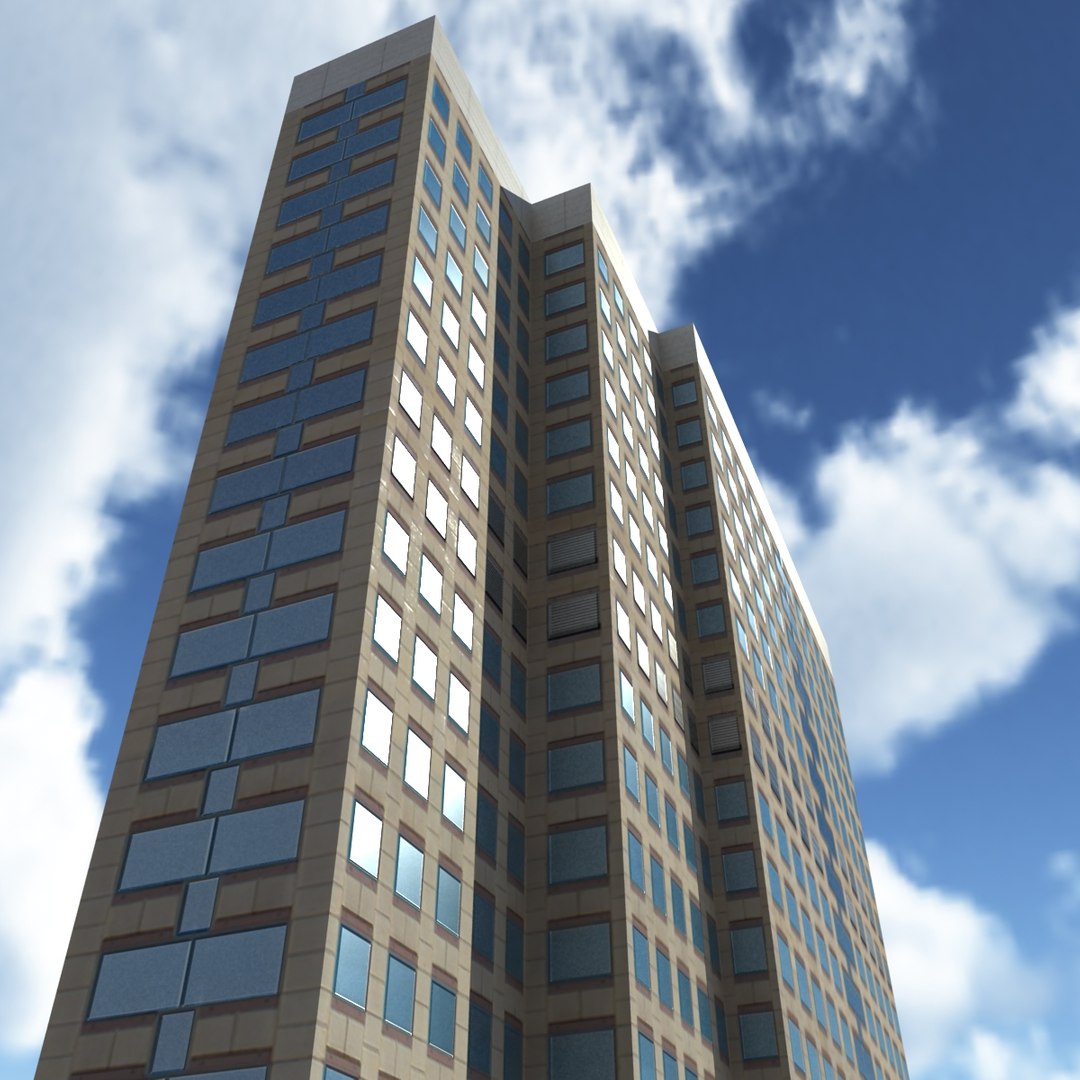 high-rise building 3d model