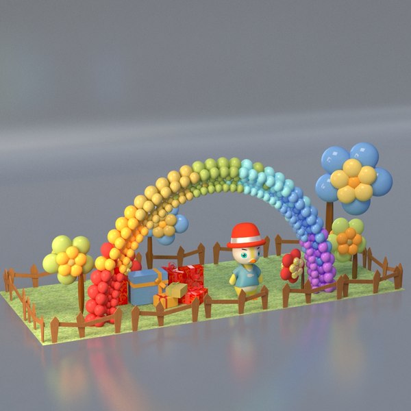 3d model party decoration