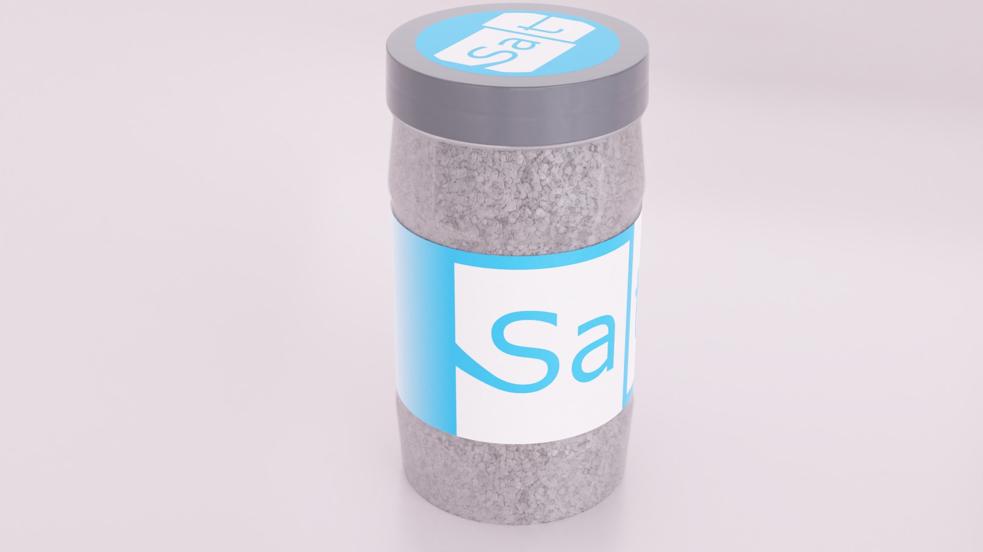 3D Jar Of Salt Model - TurboSquid 2285470