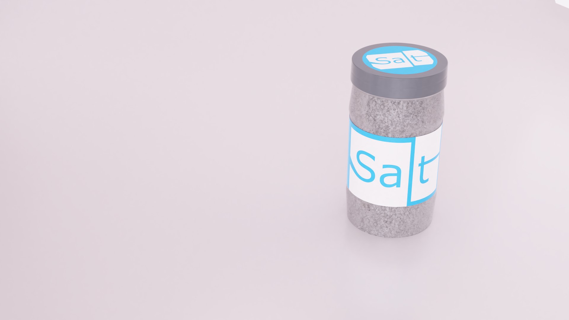 3D Jar Of Salt Model - TurboSquid 2285470
