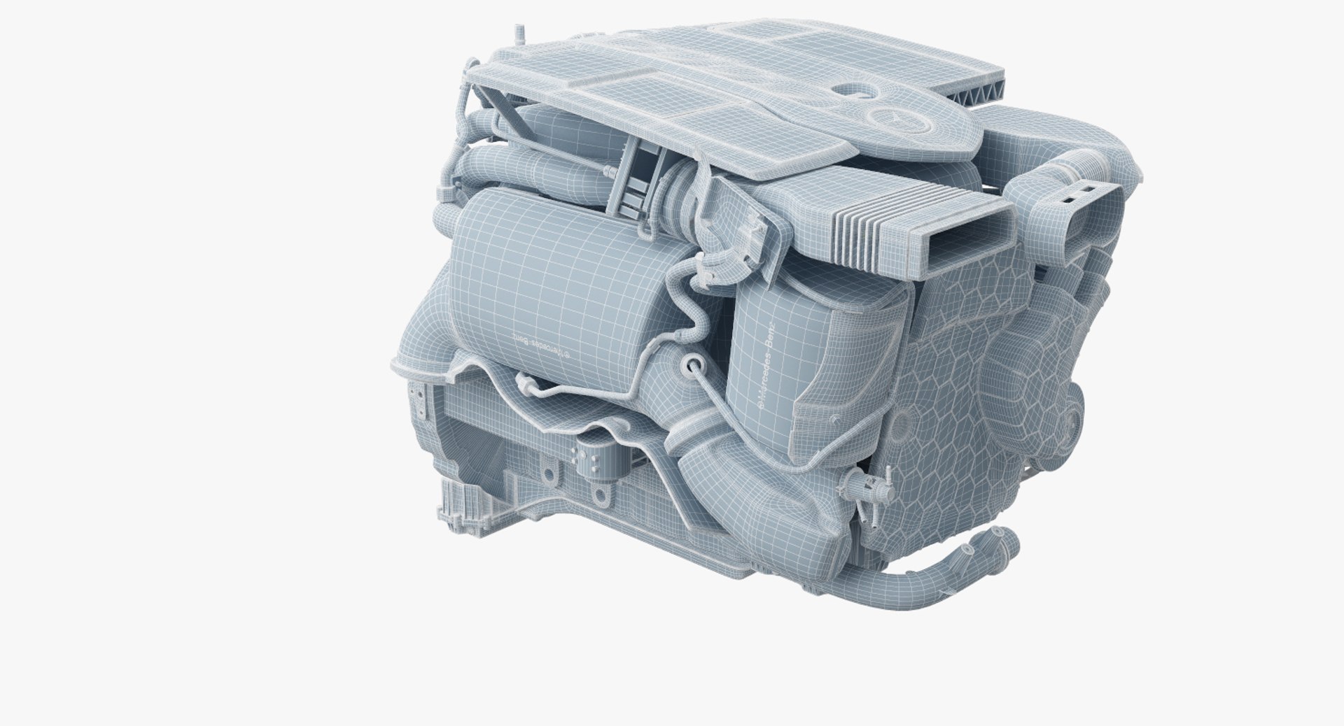 3D Mercedes Diesel Engine Om654 Model - TurboSquid 1204408