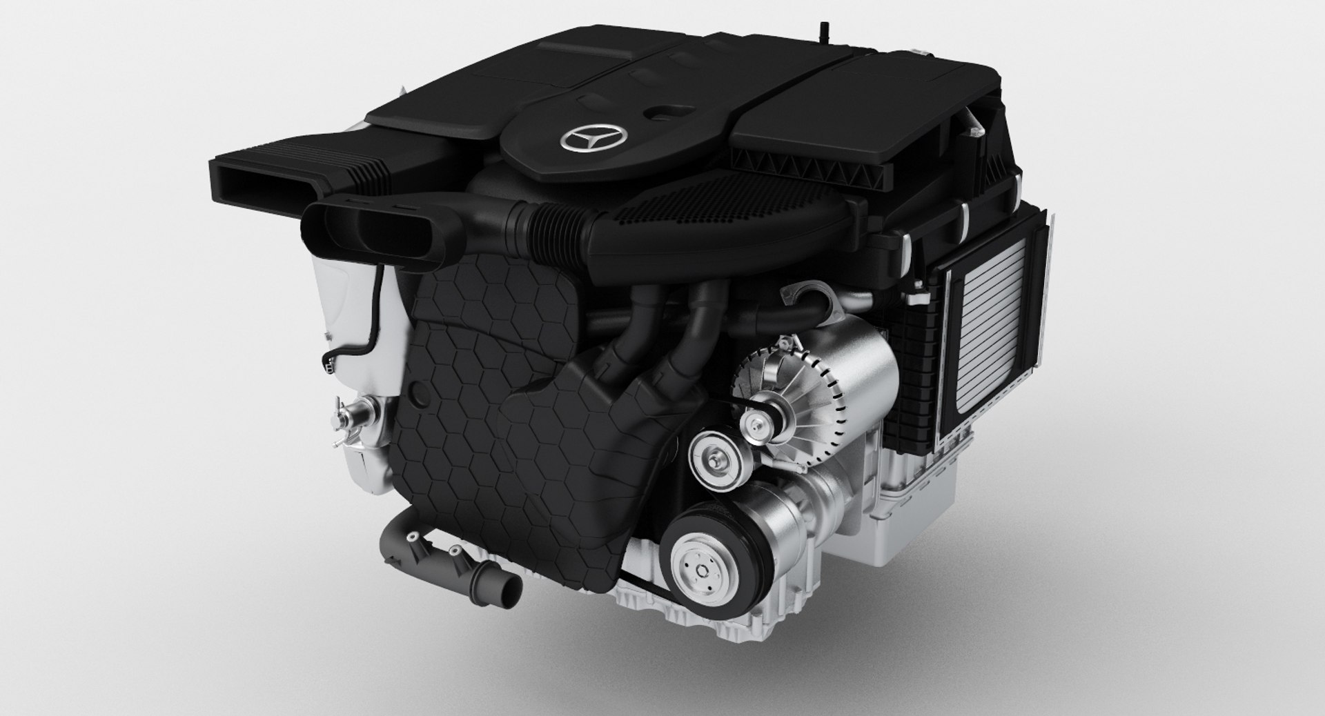 3D Mercedes Diesel Engine Om654 Model - TurboSquid 1204408
