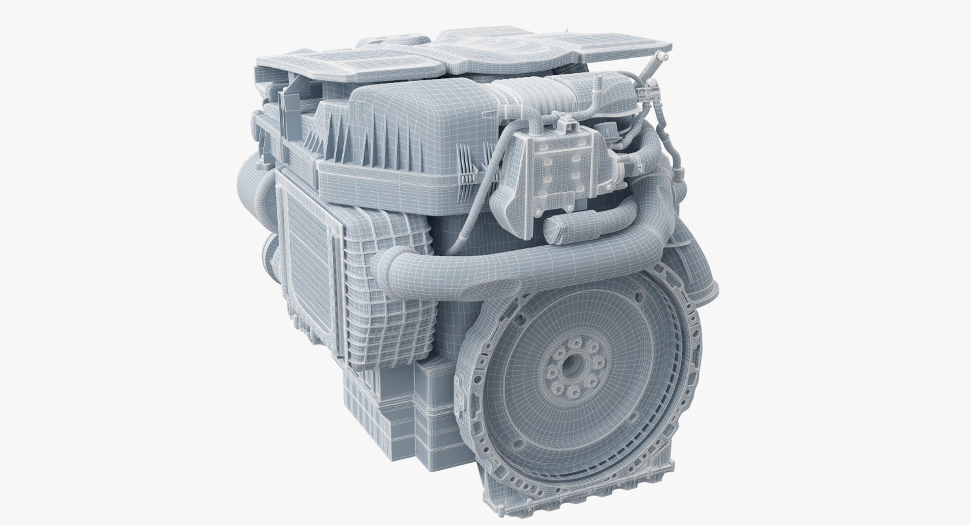 3D Mercedes Diesel Engine Om654 Model - TurboSquid 1204408